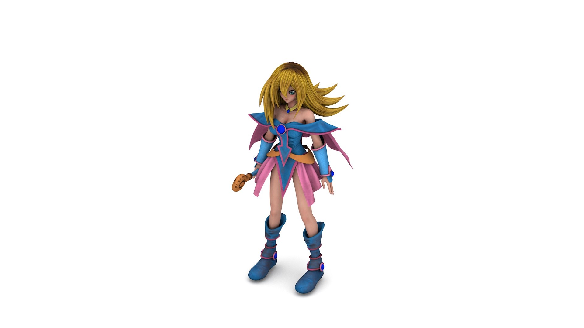 3D Goku Girl Model - TurboSquid 1897213