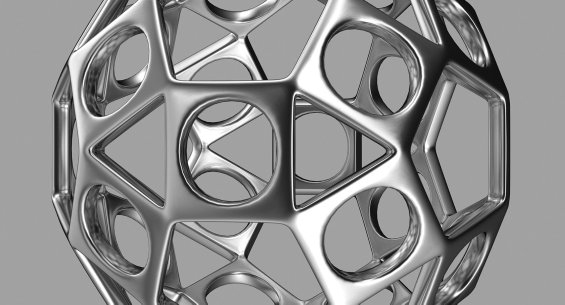 3D Ball Design Silver Model - TurboSquid 1359895