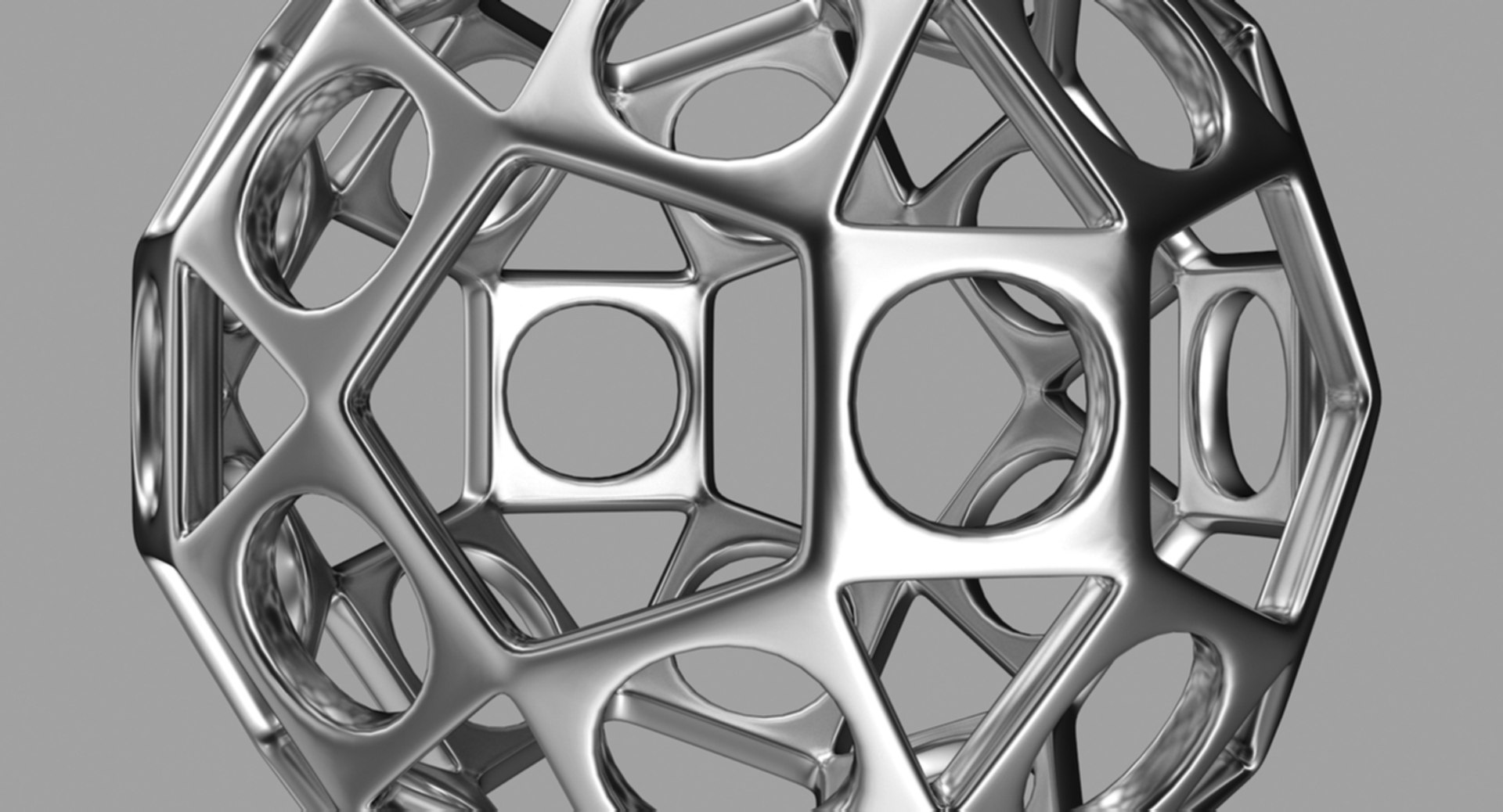 3D Ball Design Silver Model - TurboSquid 1359895