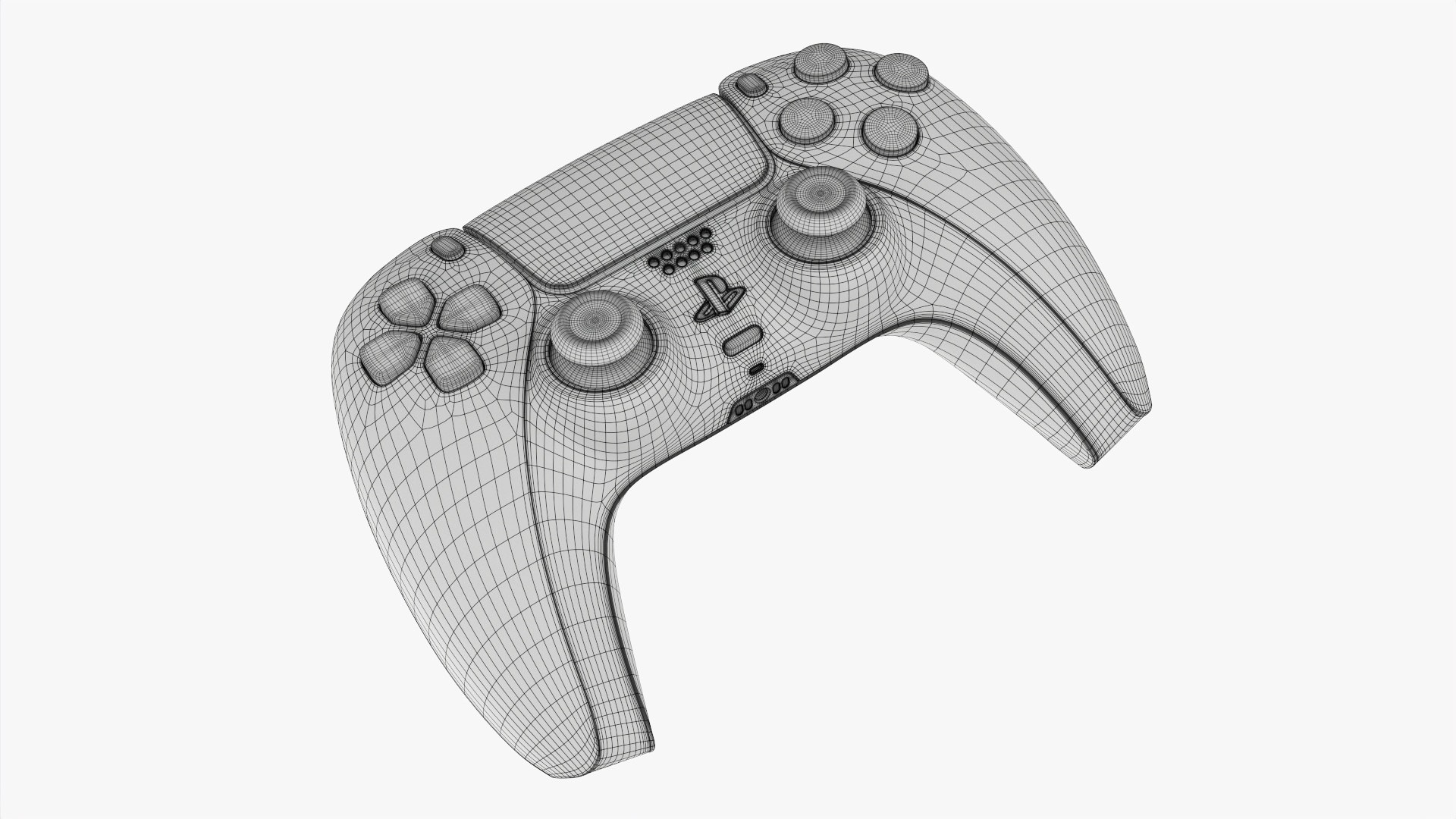 Sony Playstation 5 Dualsense Controller Midnight Black 3D Model ...