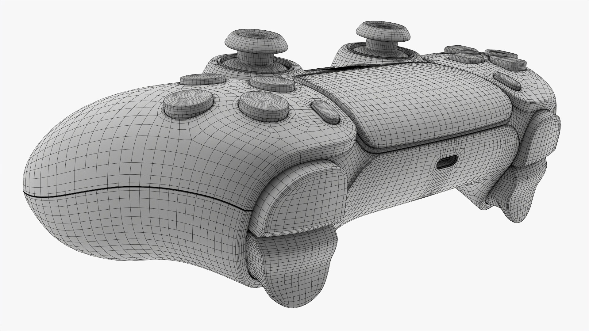 Sony Playstation 5 Dualsense Controller Midnight Black 3D Model ...