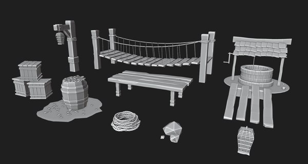 3D модель Gaming assets Low poly - TurboSquid 2086069