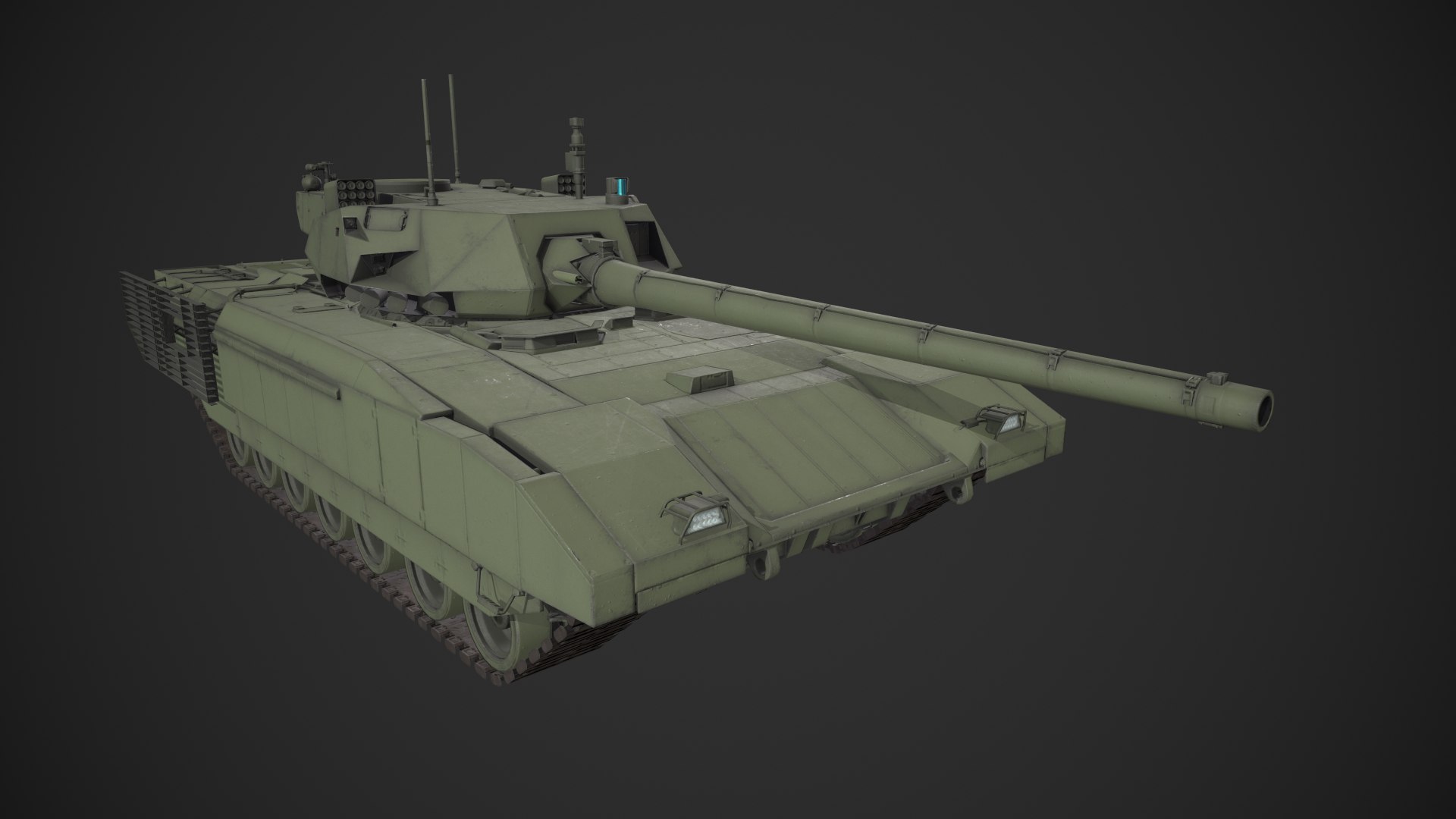 T-14 Armata MBT 3D model - TurboSquid 2105141