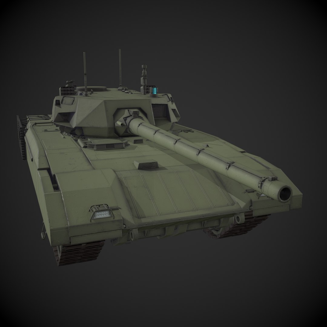 T-14 Armata MBT 3D Model - TurboSquid 2105141