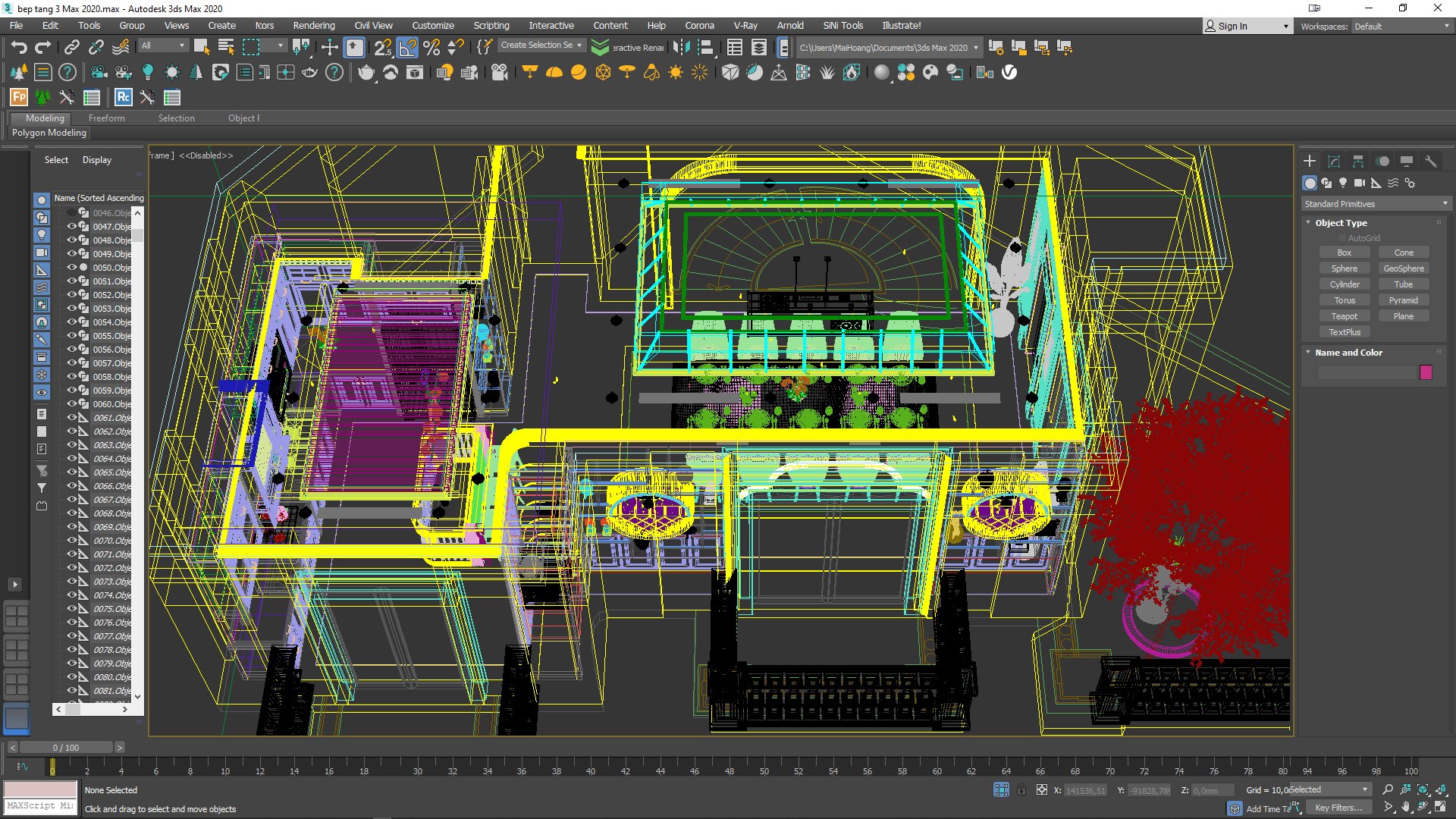 3D Model Indochine House - 3 Floors - Maiholuxury - MAX FBX OBJ SKP DAE ...