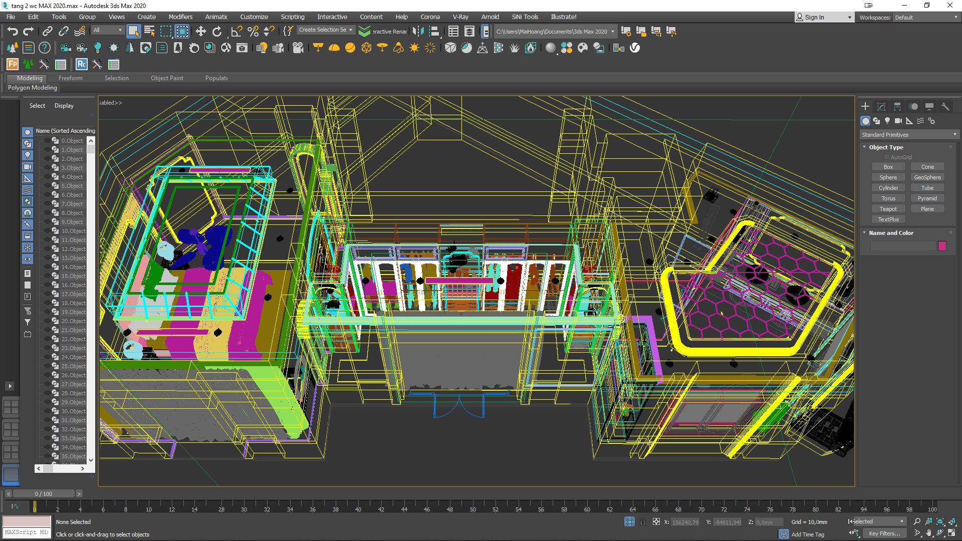3D Model Indochine House - 3 Floors - Maiholuxury - MAX FBX OBJ SKP DAE ...