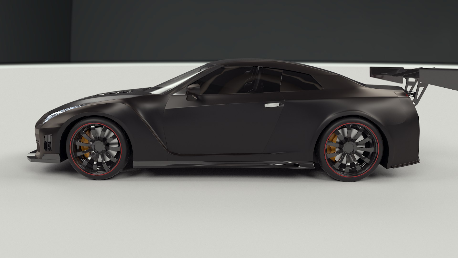 3d custom nissan gtr model