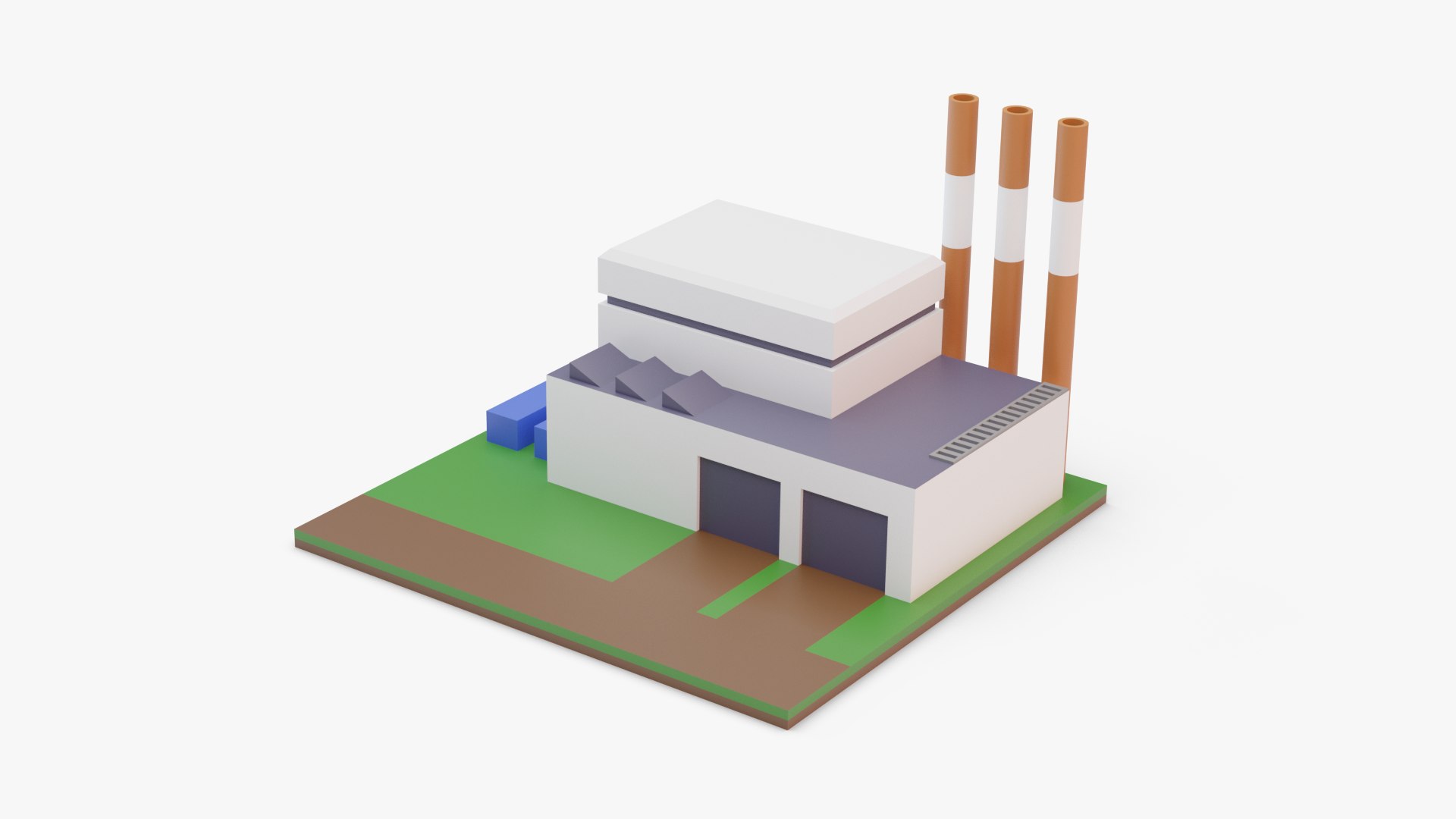 Factory 3D Model - TurboSquid 2070026