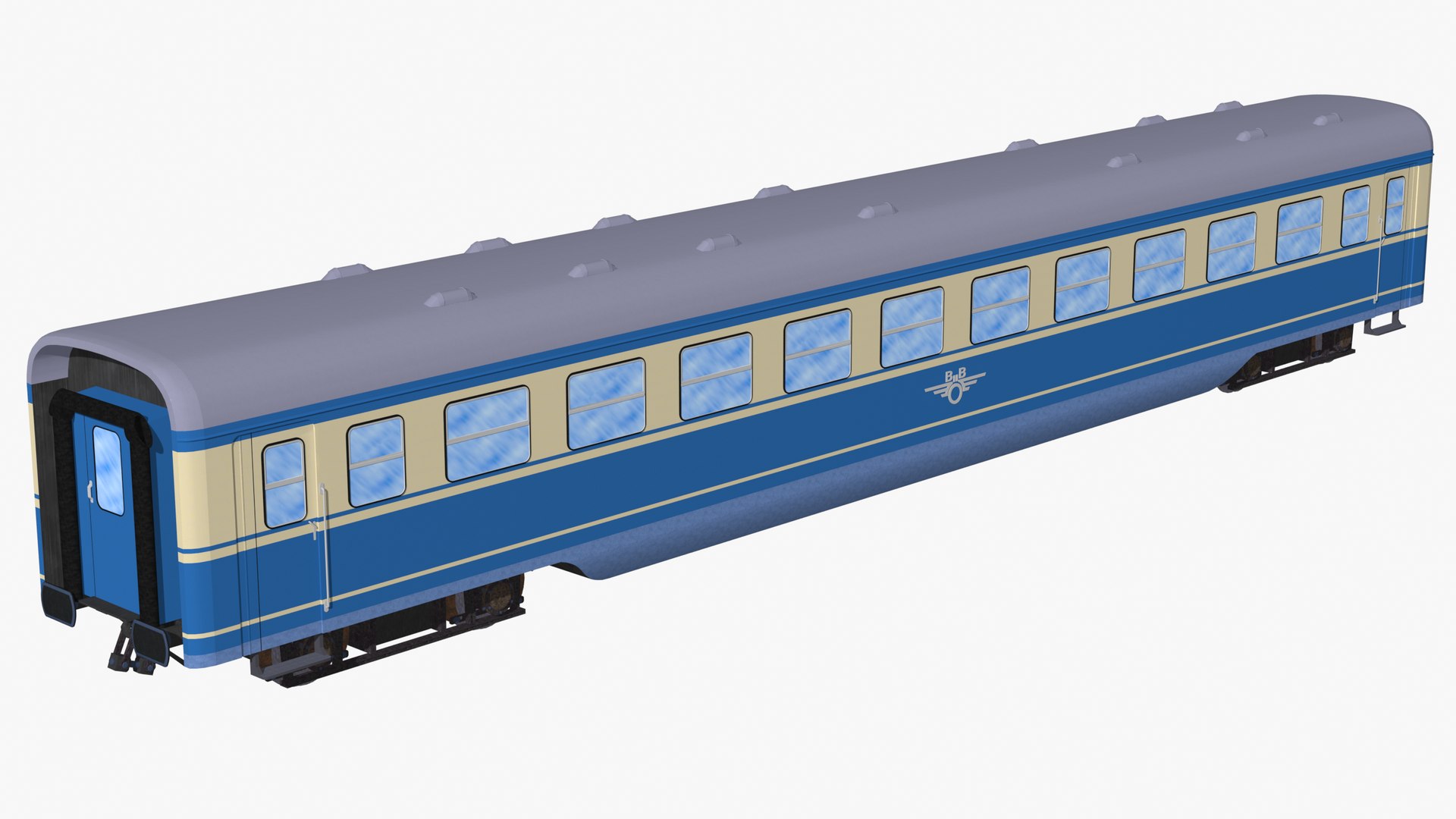 Oebb 5145 Diesel Passenger Train - Blauer Blitz 3D Model - TurboSquid ...