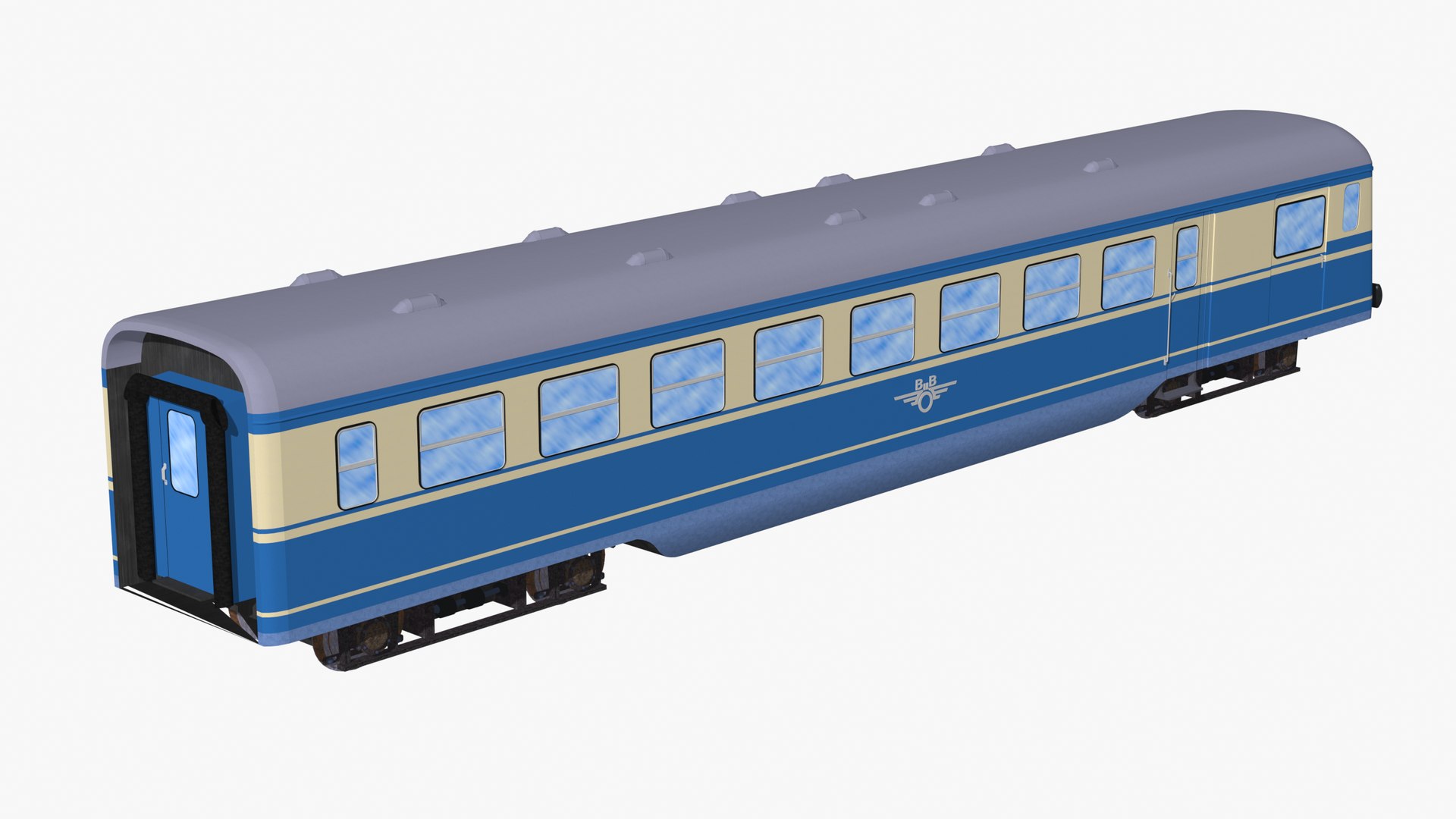 Oebb 5145 Diesel Passenger Train - Blauer Blitz 3D Model - TurboSquid ...