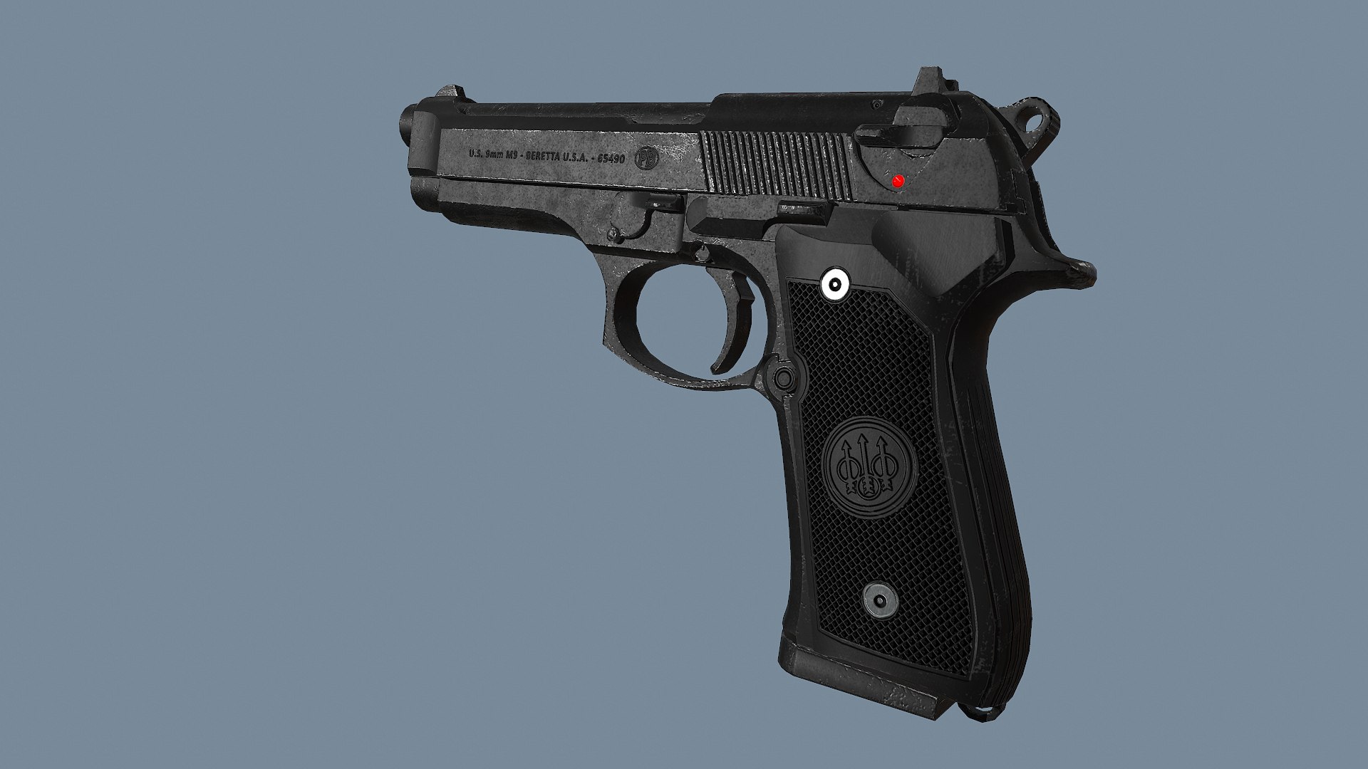 Free Beretta M9 Low-poly PBR Free 3D Model - TurboSquid 1778299