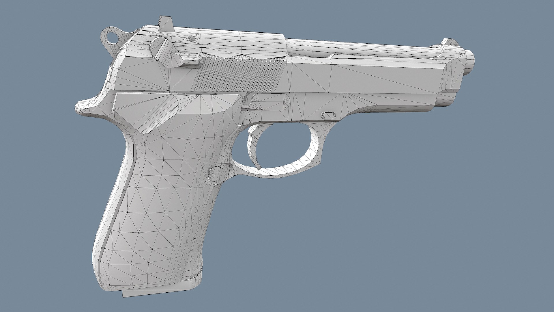 Free Beretta M9 Low-poly PBR Free 3D Model - TurboSquid 1778299