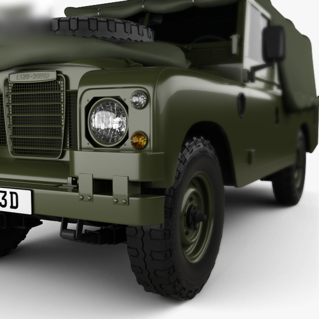 modelo 3d Land Rover Series III LWB Military FFR 1985 - TurboSquid 1400935