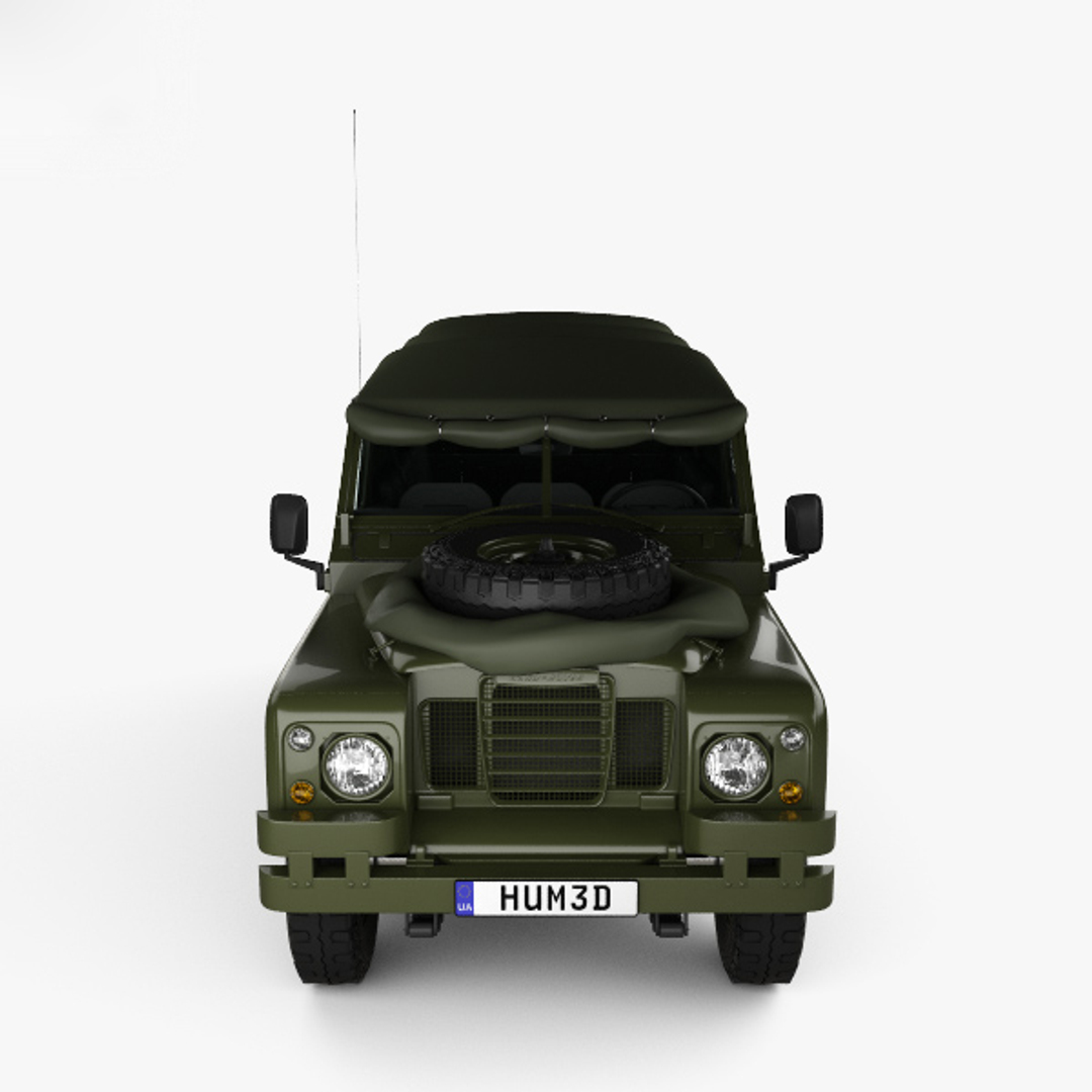 modelo 3d Land Rover Series III LWB Military FFR 1985 - TurboSquid 1400935