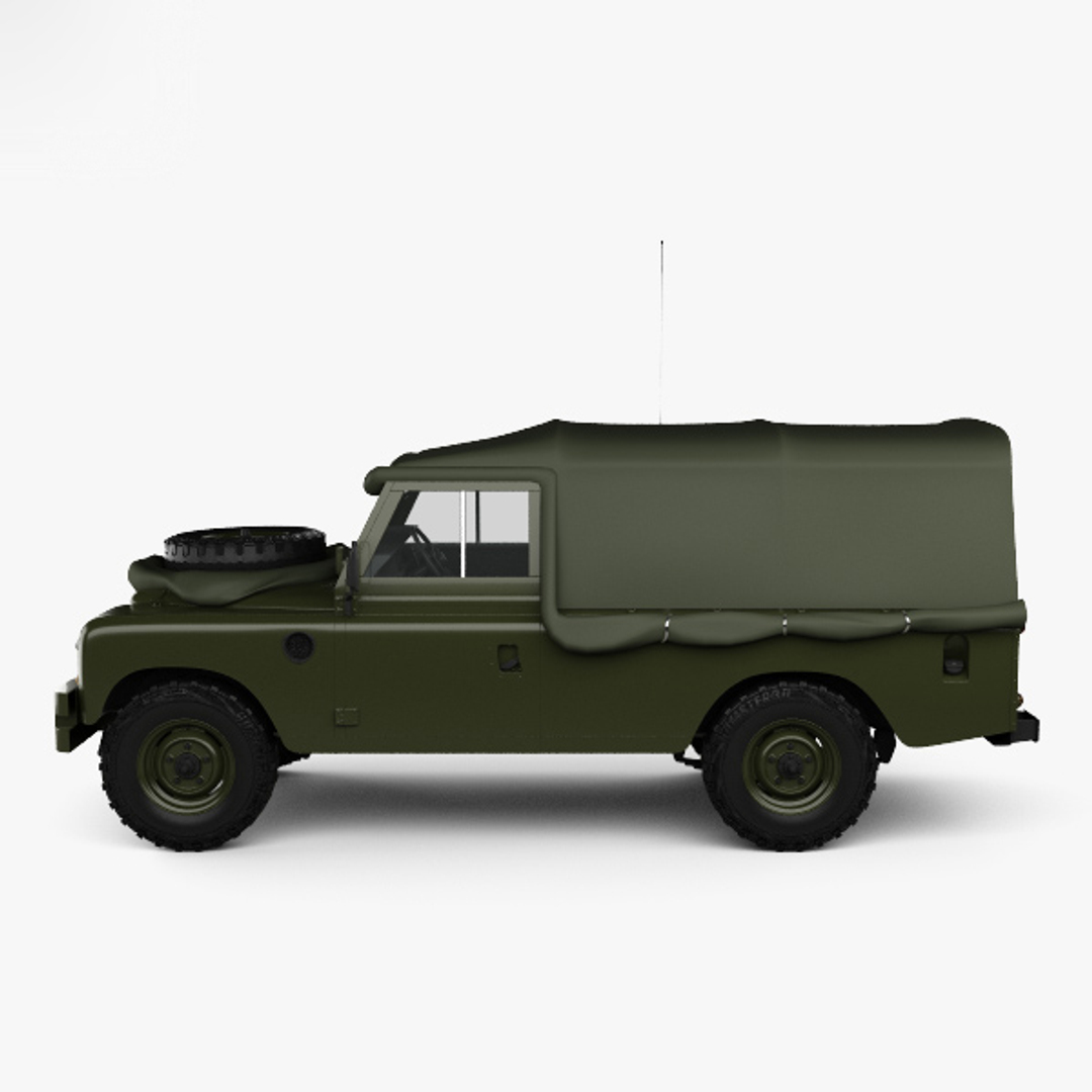modelo 3d Land Rover Series III LWB Military FFR 1985 - TurboSquid 1400935