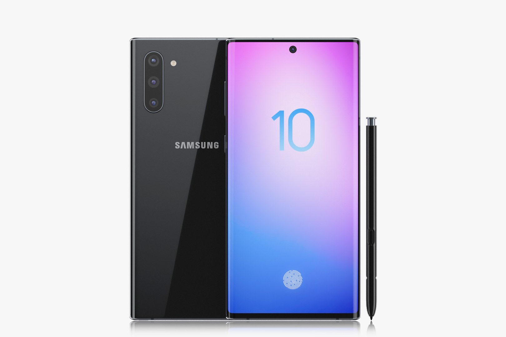 3D samsung galaxy note 10 model - TurboSquid 1429660