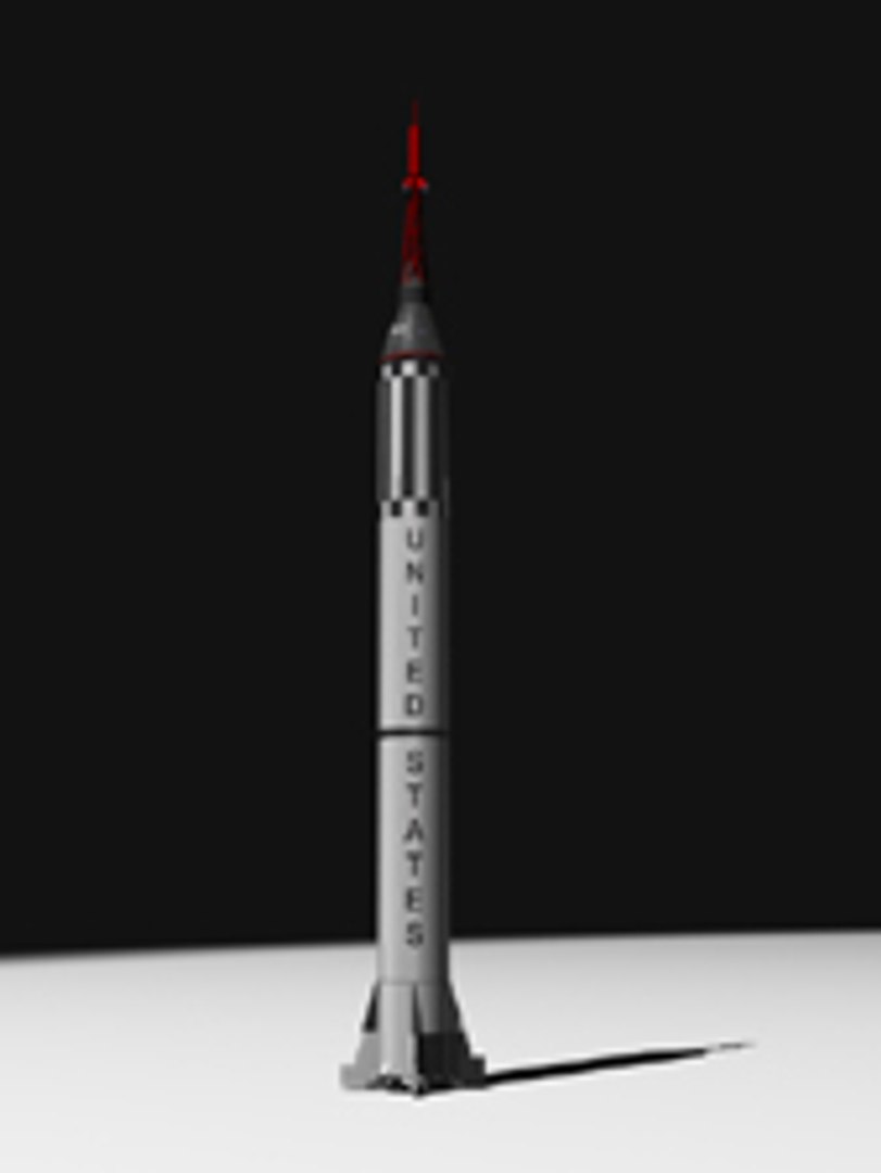 Lightwave Nasa Mercury Redstone Rocket