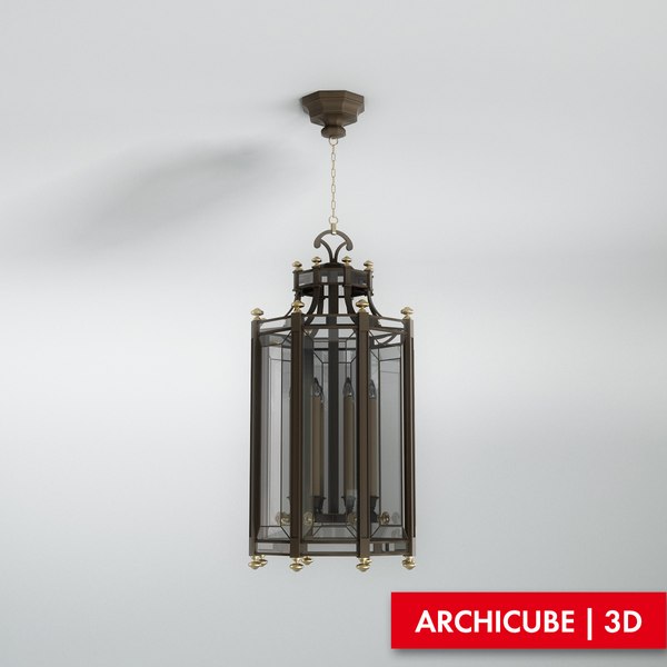 3d model ceiling lamp