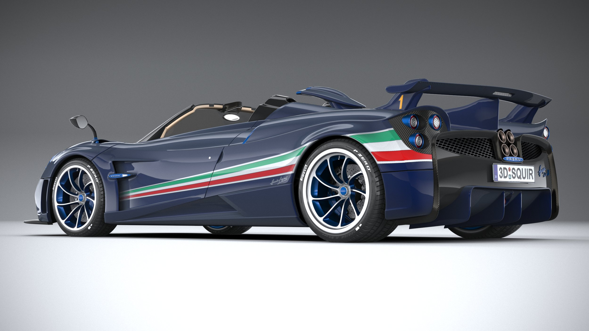 Pagani huayra tricolore 3D model - TurboSquid 1680965