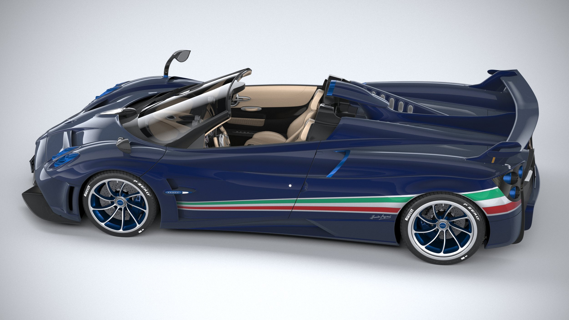 Pagani huayra tricolore 3D model - TurboSquid 1680965