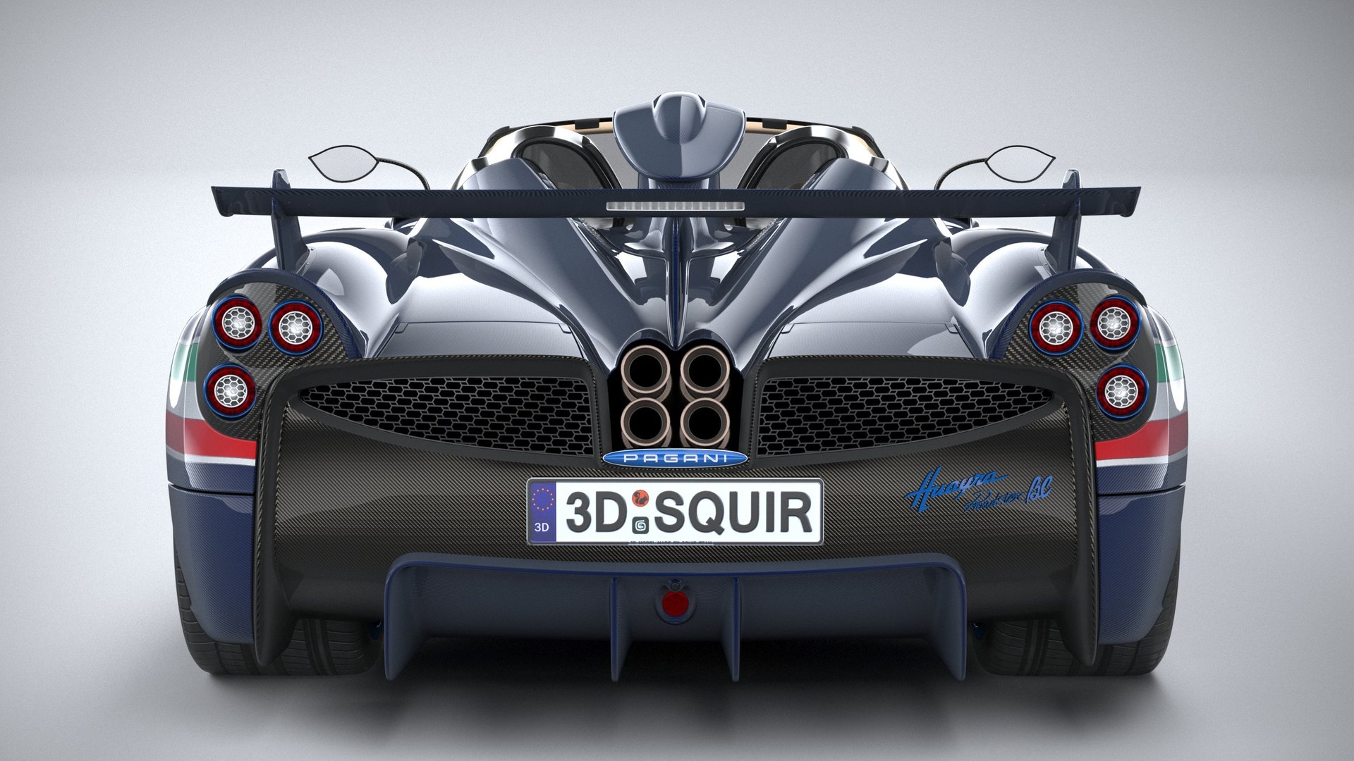 Pagani Huayra Tricolore 3D Model - TurboSquid 1680965