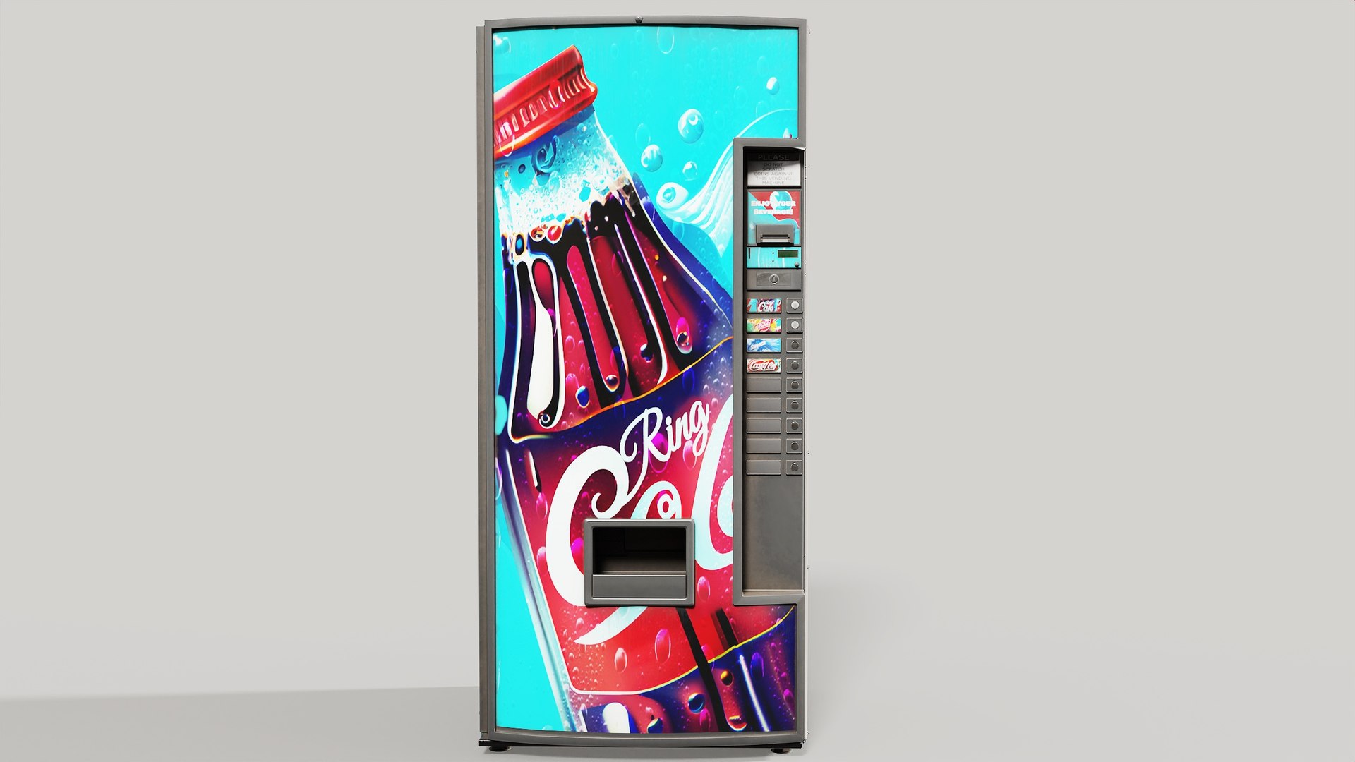 Drinks Vending Machine - PBR Game Ready 3D Model - TurboSquid 2135003