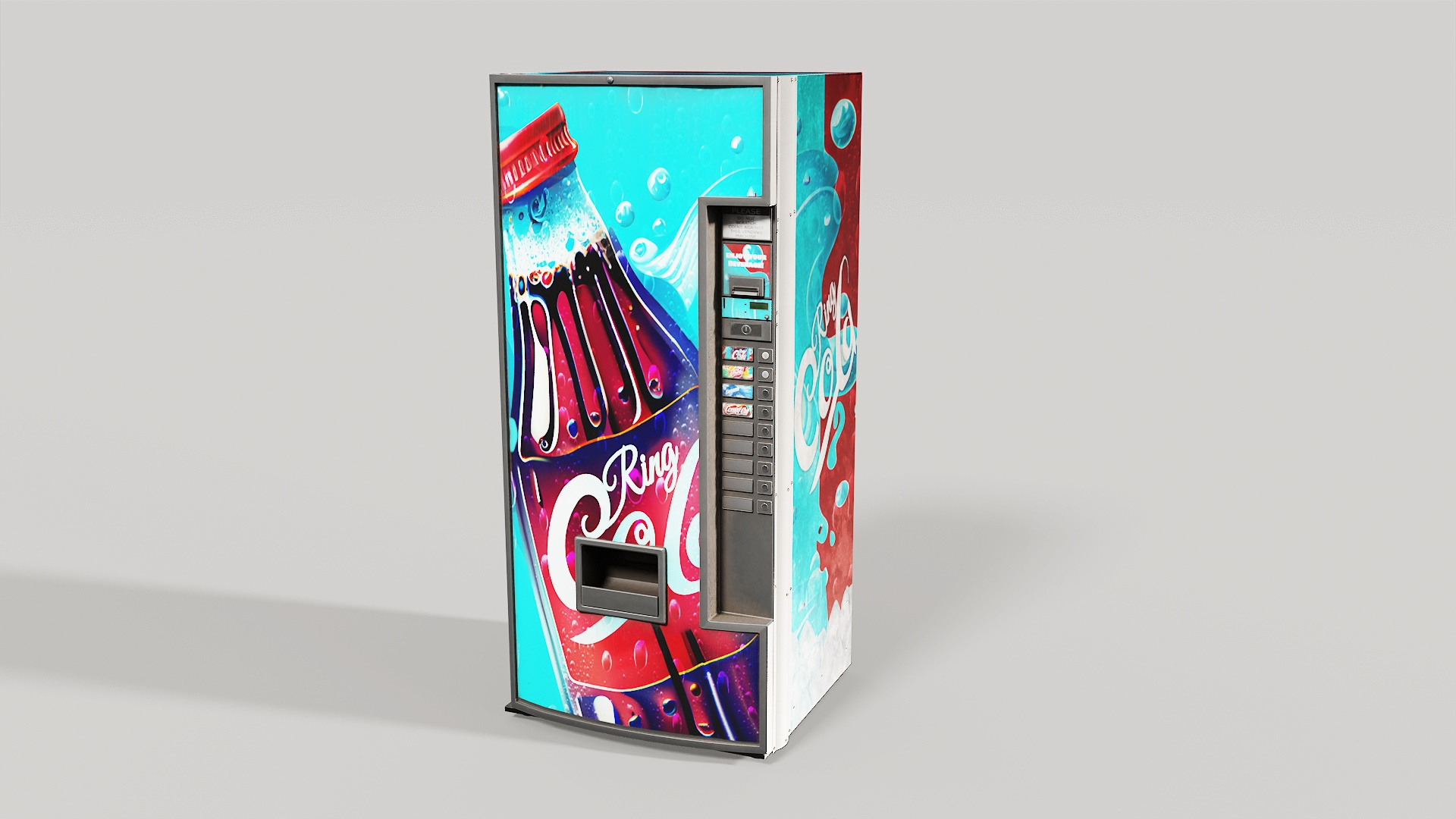 Drinks Vending Machine - PBR Game Ready 3D Model - TurboSquid 2135003