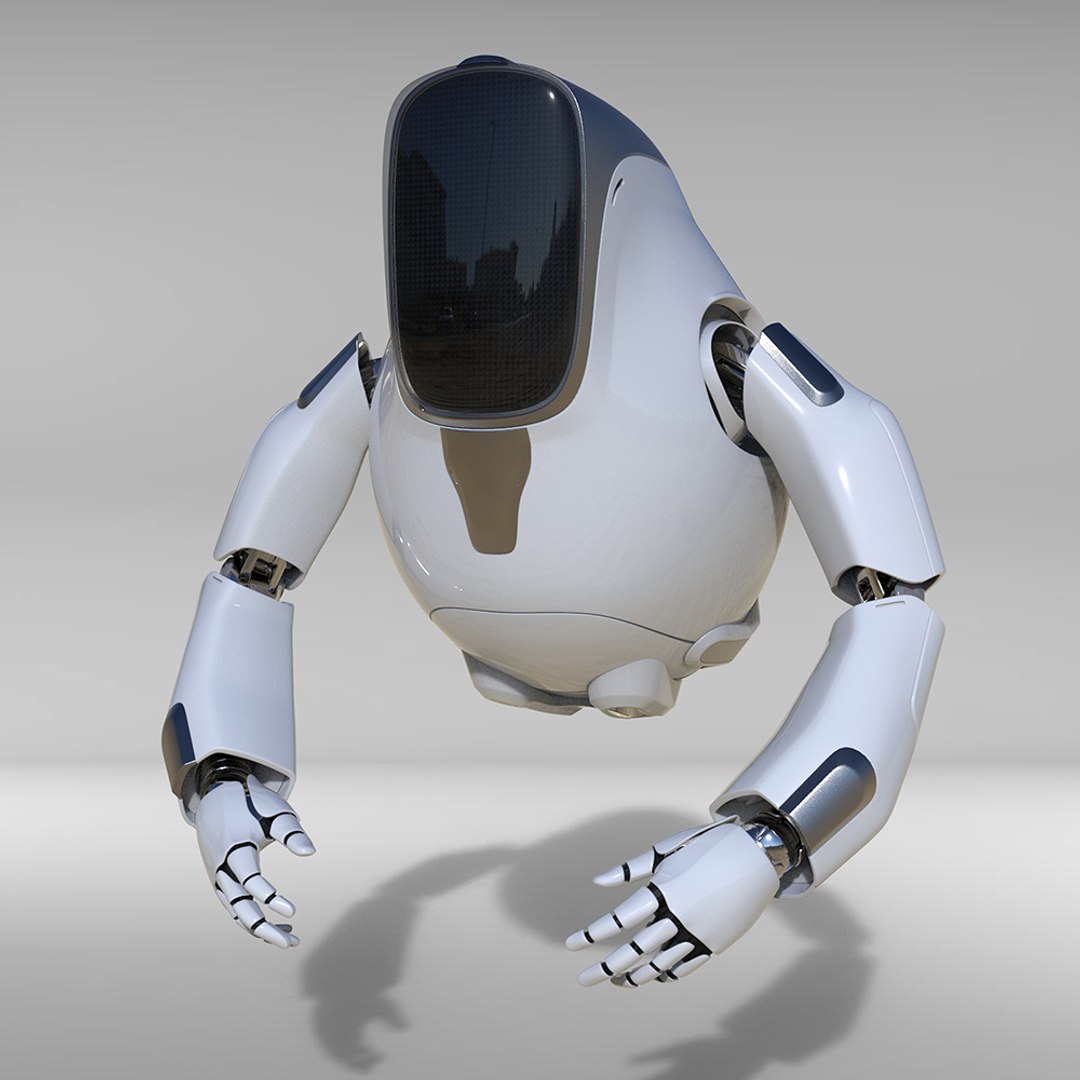 Droid Robot Bot 3D Model - TurboSquid 1375326