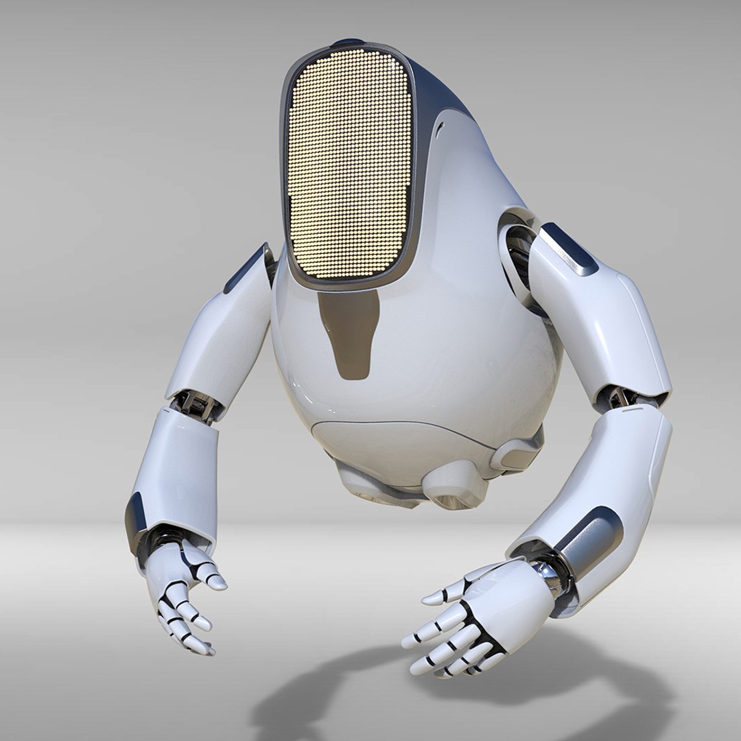 Droid Robot Bot 3D Model - TurboSquid 1375326