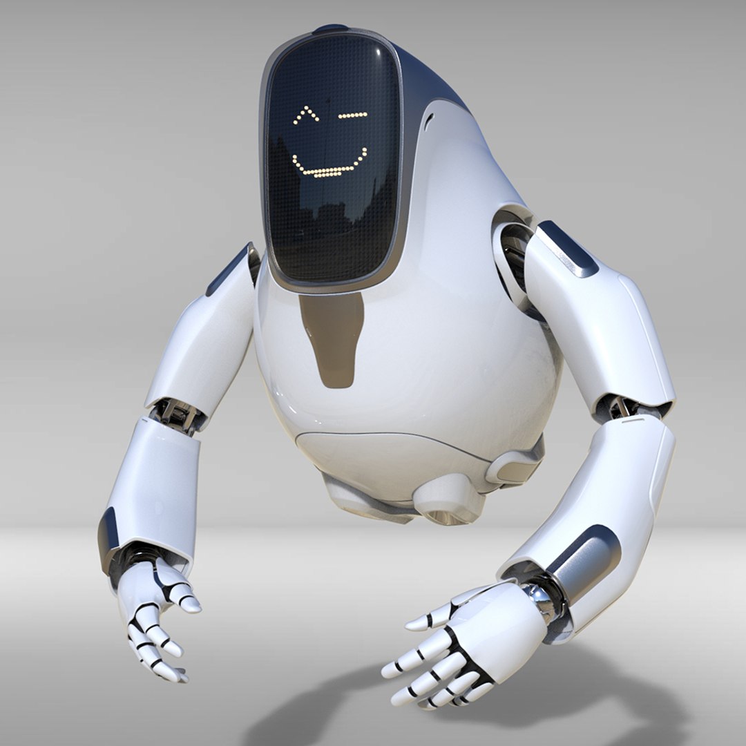 Droid Robot Bot 3D Model - TurboSquid 1375326