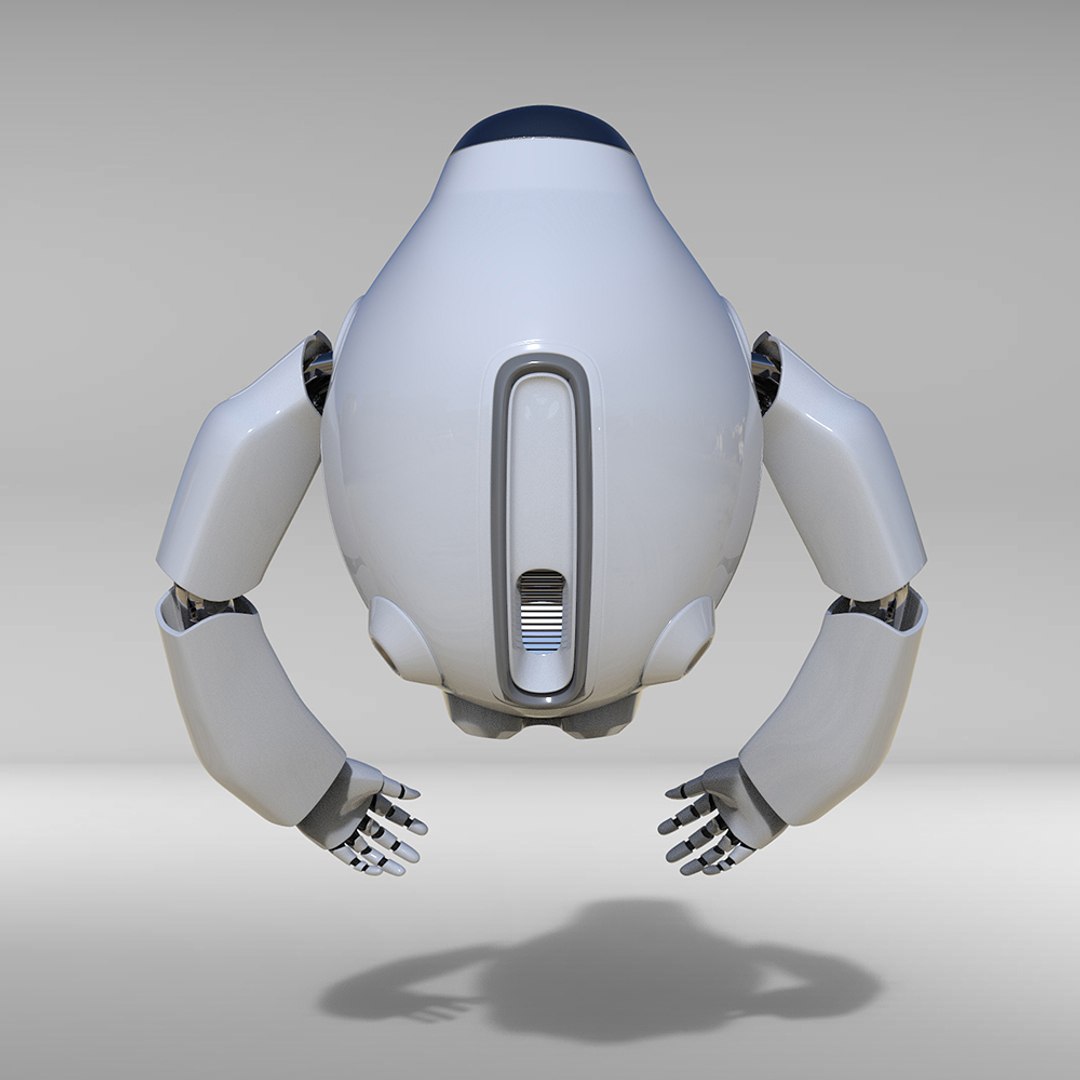 Droid Robot Bot 3D Model - TurboSquid 1375326