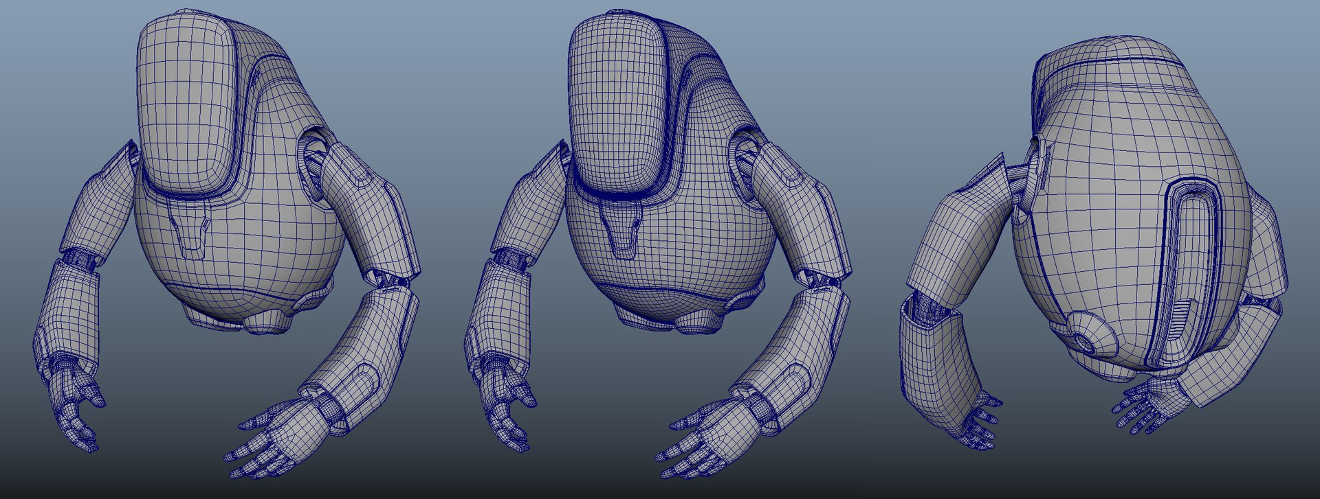Droid Robot Bot 3D Model - TurboSquid 1375326