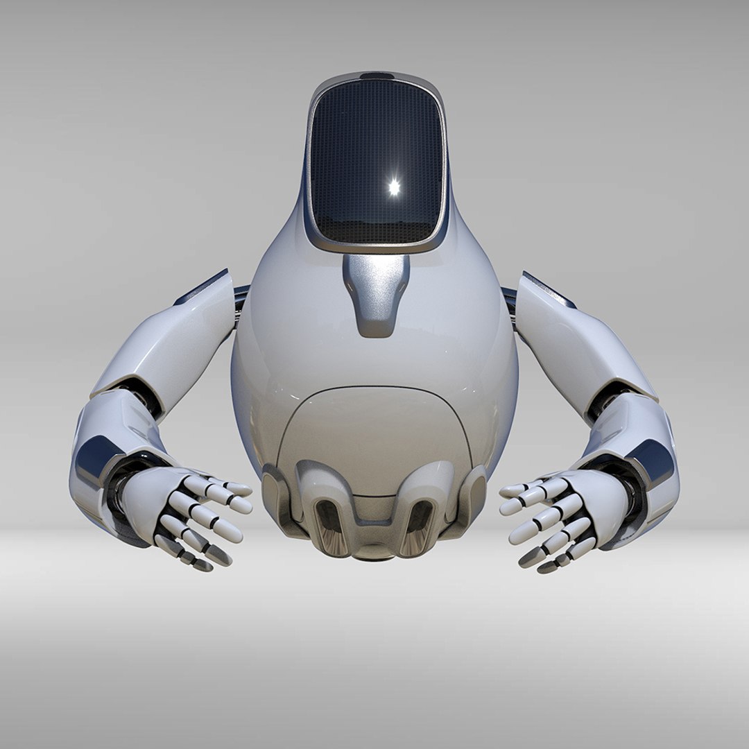 Droid Robot Bot 3D Model - TurboSquid 1375326