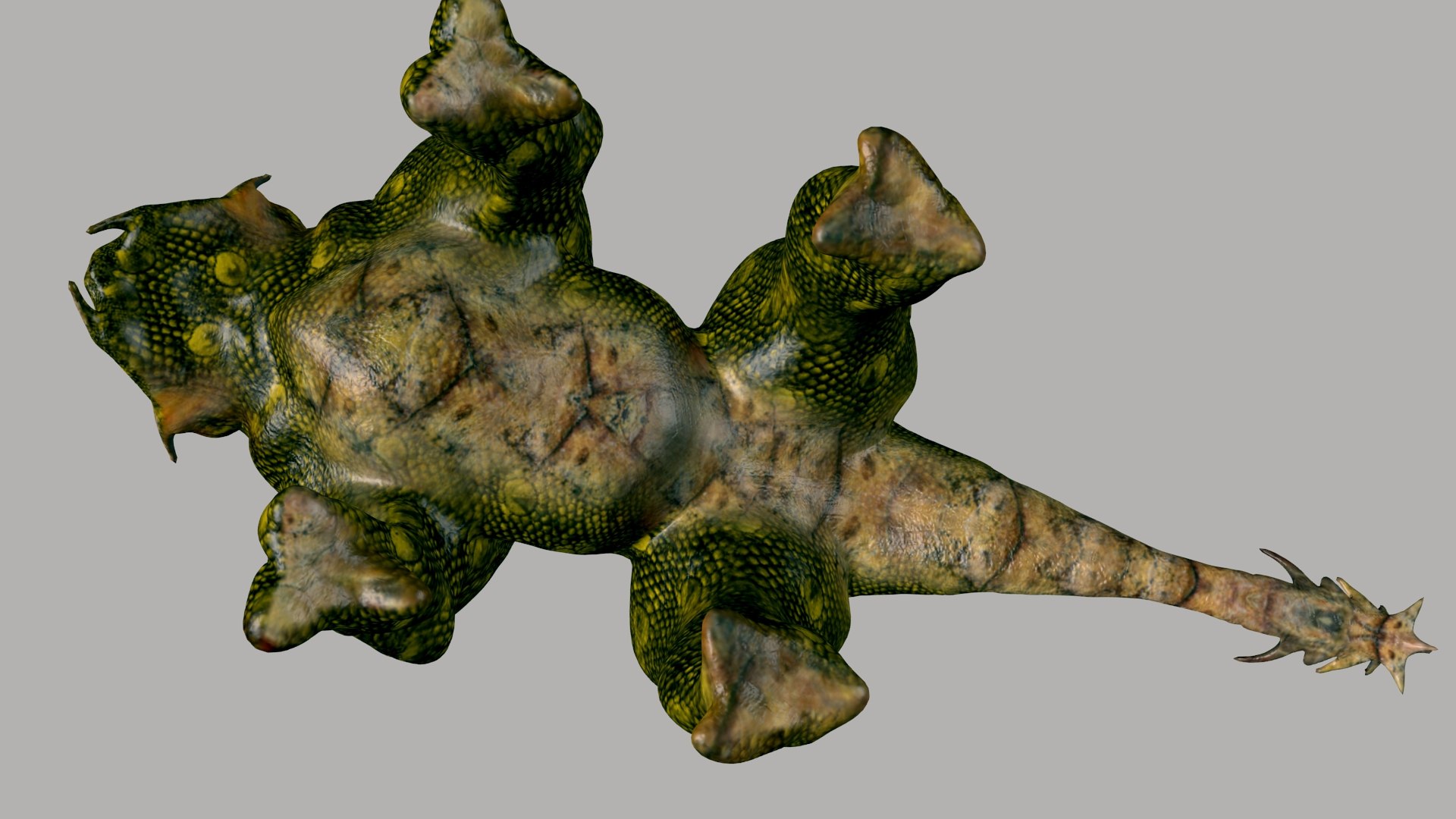 3d Model Horned Monster