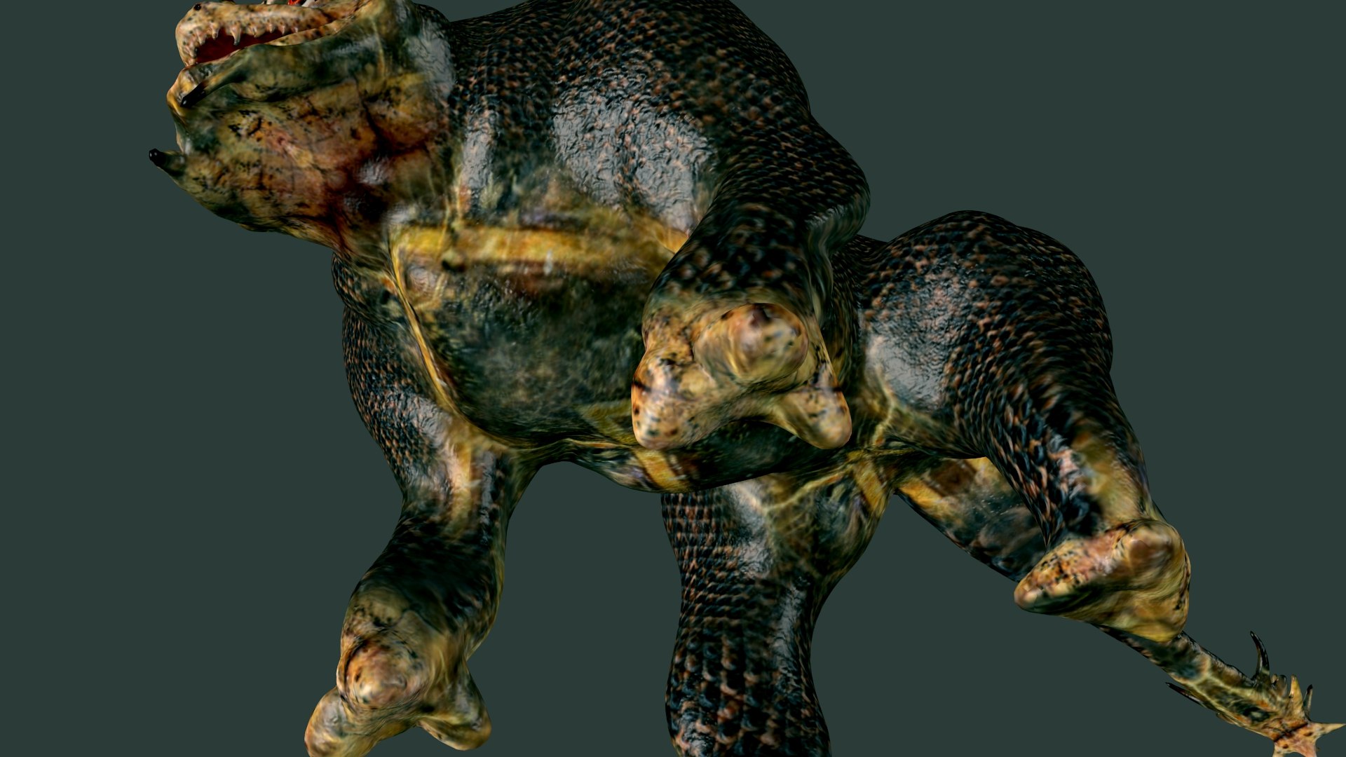 3d Model Horned Monster