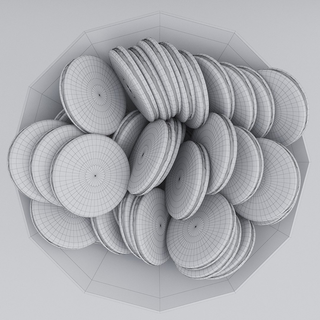 3D Cookies 2 Model - TurboSquid 1913938
