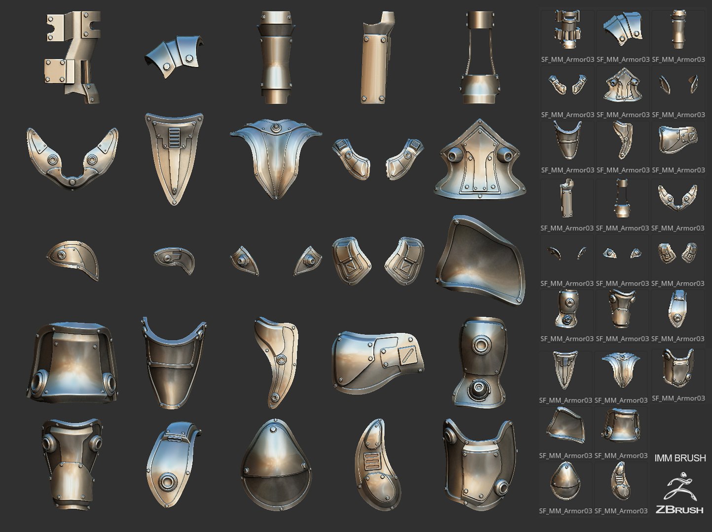 3D Mech Kitbash Parts - - TurboSquid 1641835