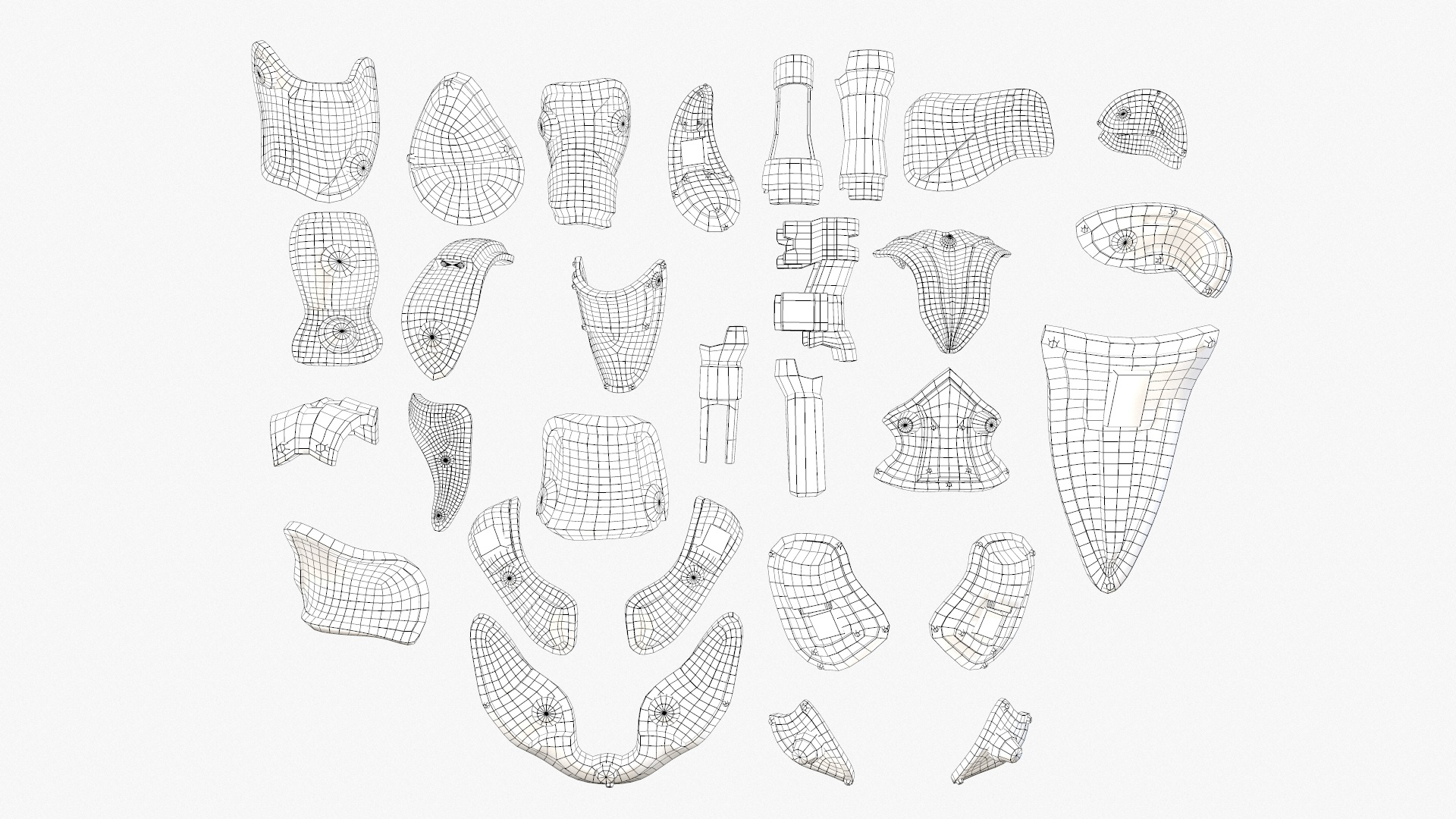 3D Mech Kitbash Parts - - TurboSquid 1641835