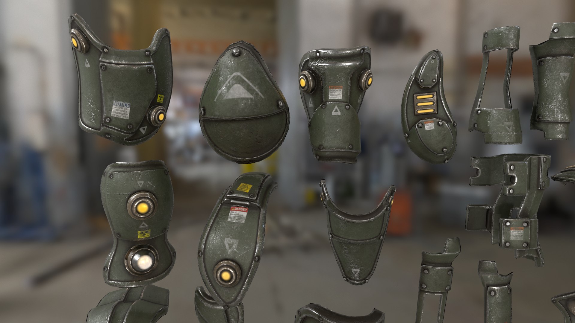 3D Mech Kitbash Parts - - TurboSquid 1641835