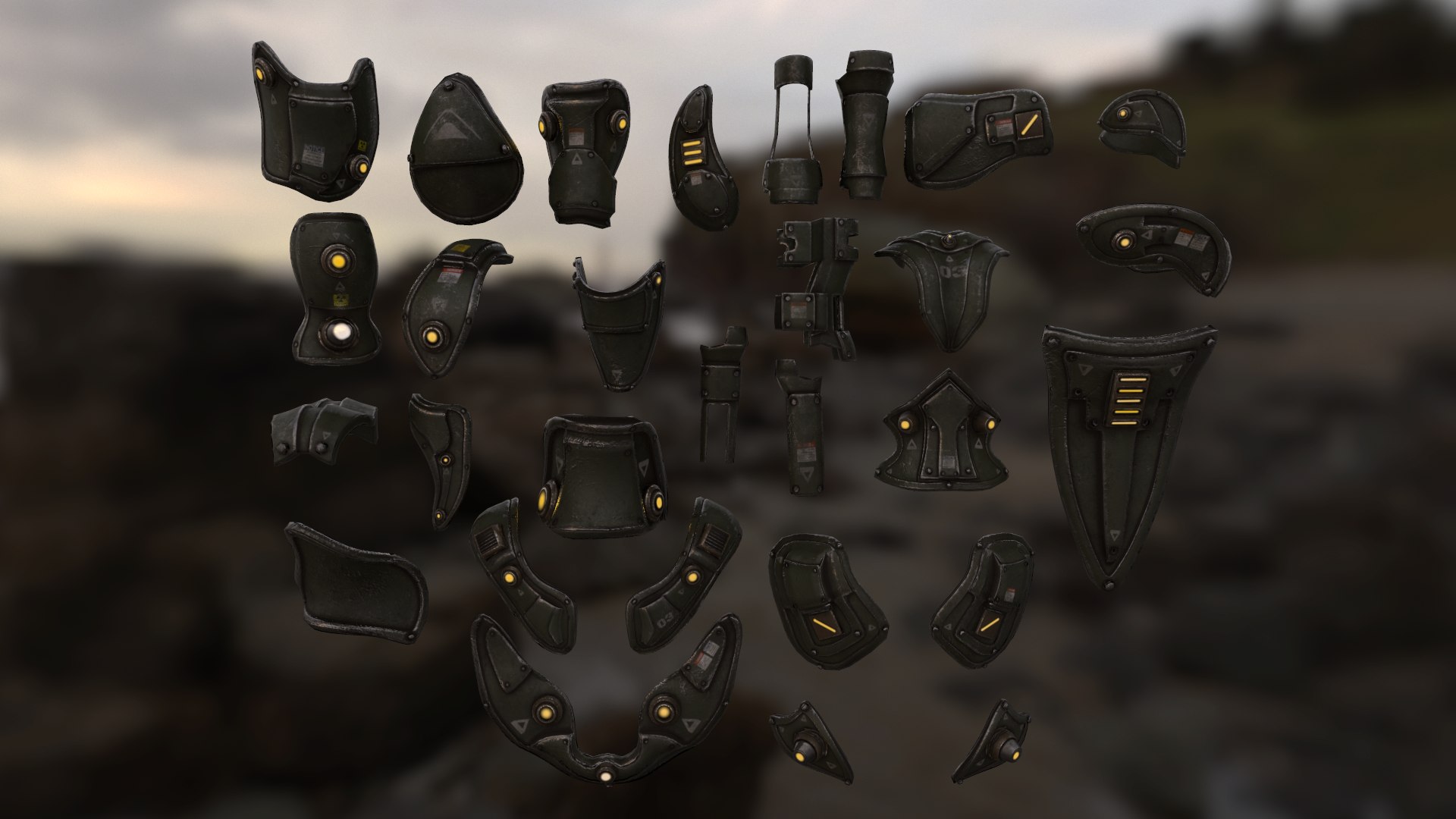 3D Mech Kitbash Parts - - TurboSquid 1641835