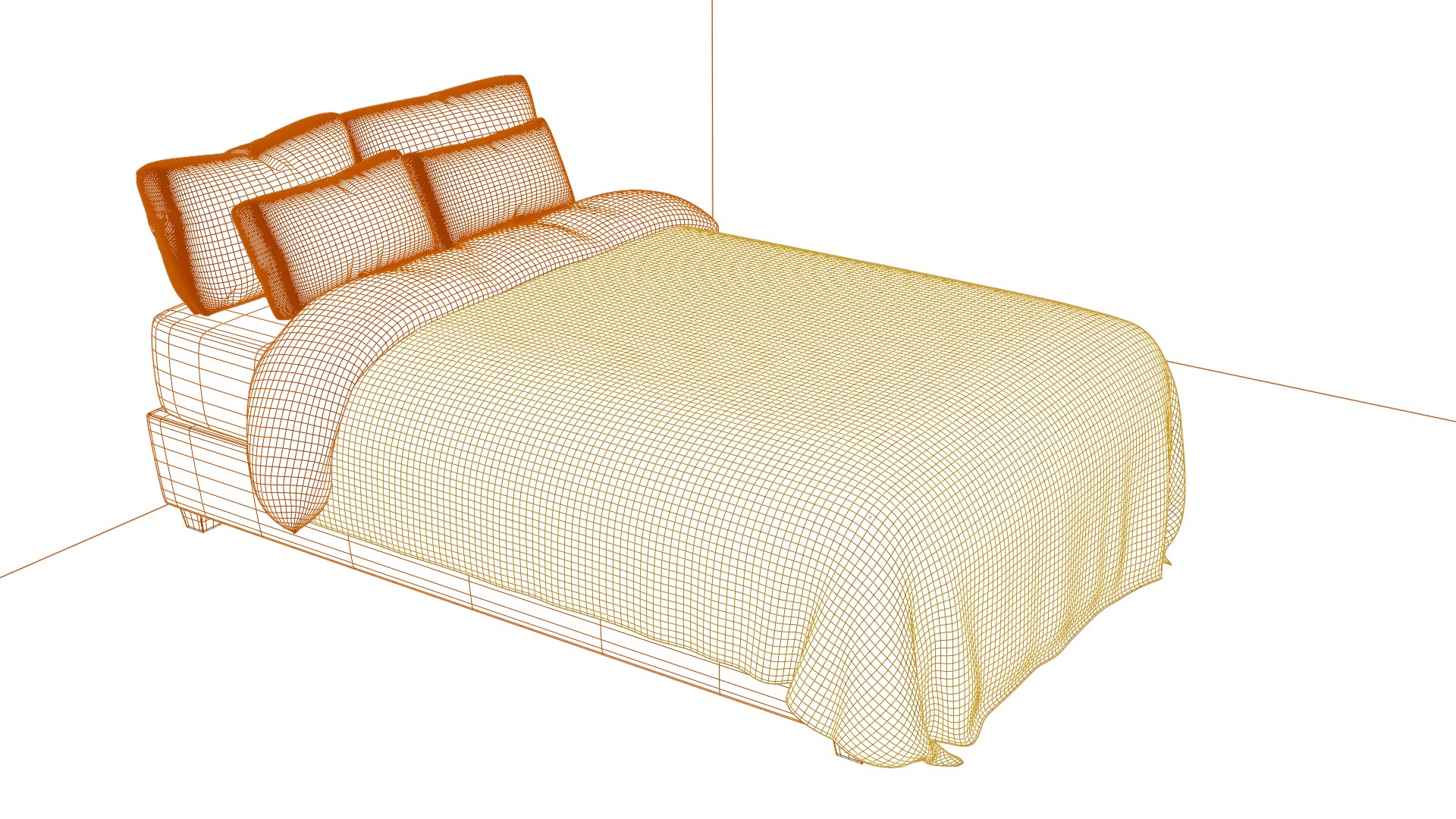3d Easy Bed Configurator With Separated Parts Turbosquid 2240944