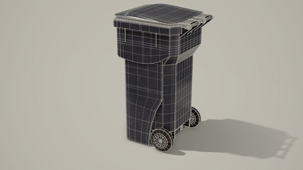 Bin garbage 3D model - TurboSquid 1683465