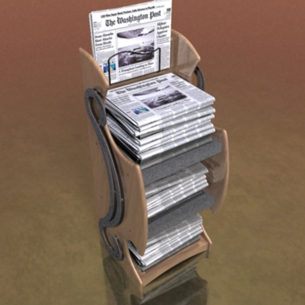 lwo newspaper rack