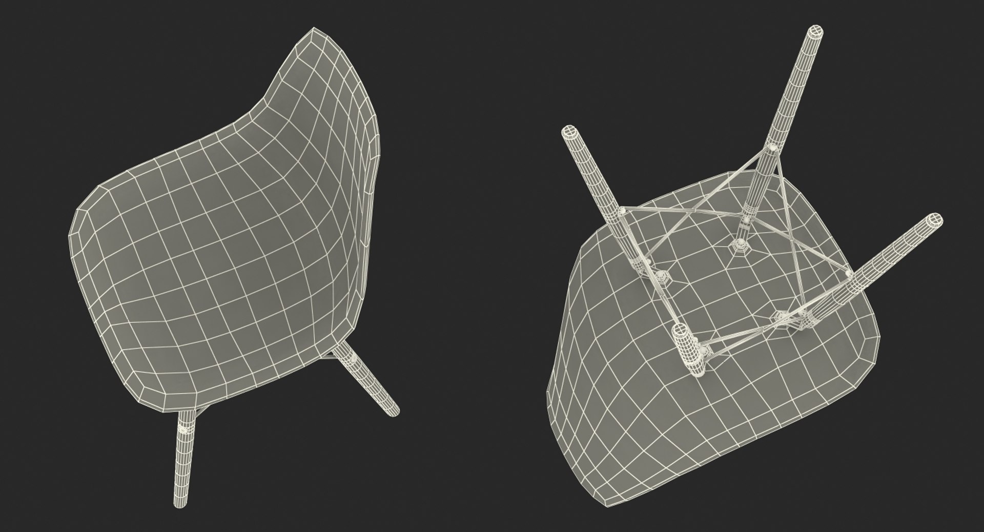 Modern molded plastic shell 3D model - TurboSquid 1272092
