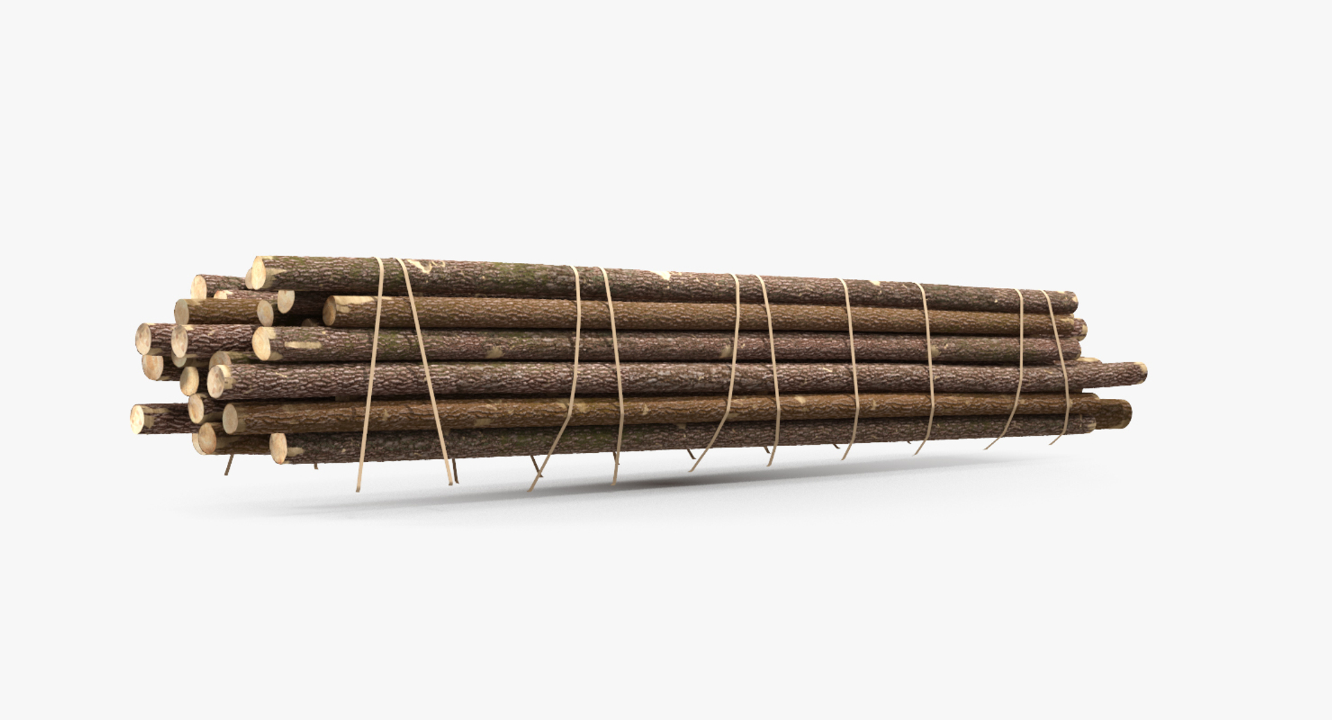 Pile Wood Logs 3D Model - TurboSquid 1418851