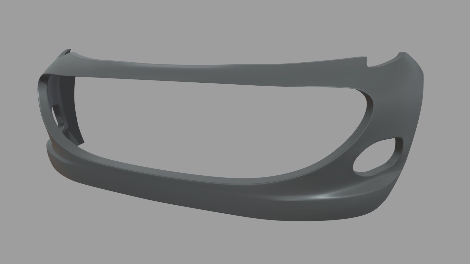 Front Bumper Custom 01 Model - TurboSquid 2026529