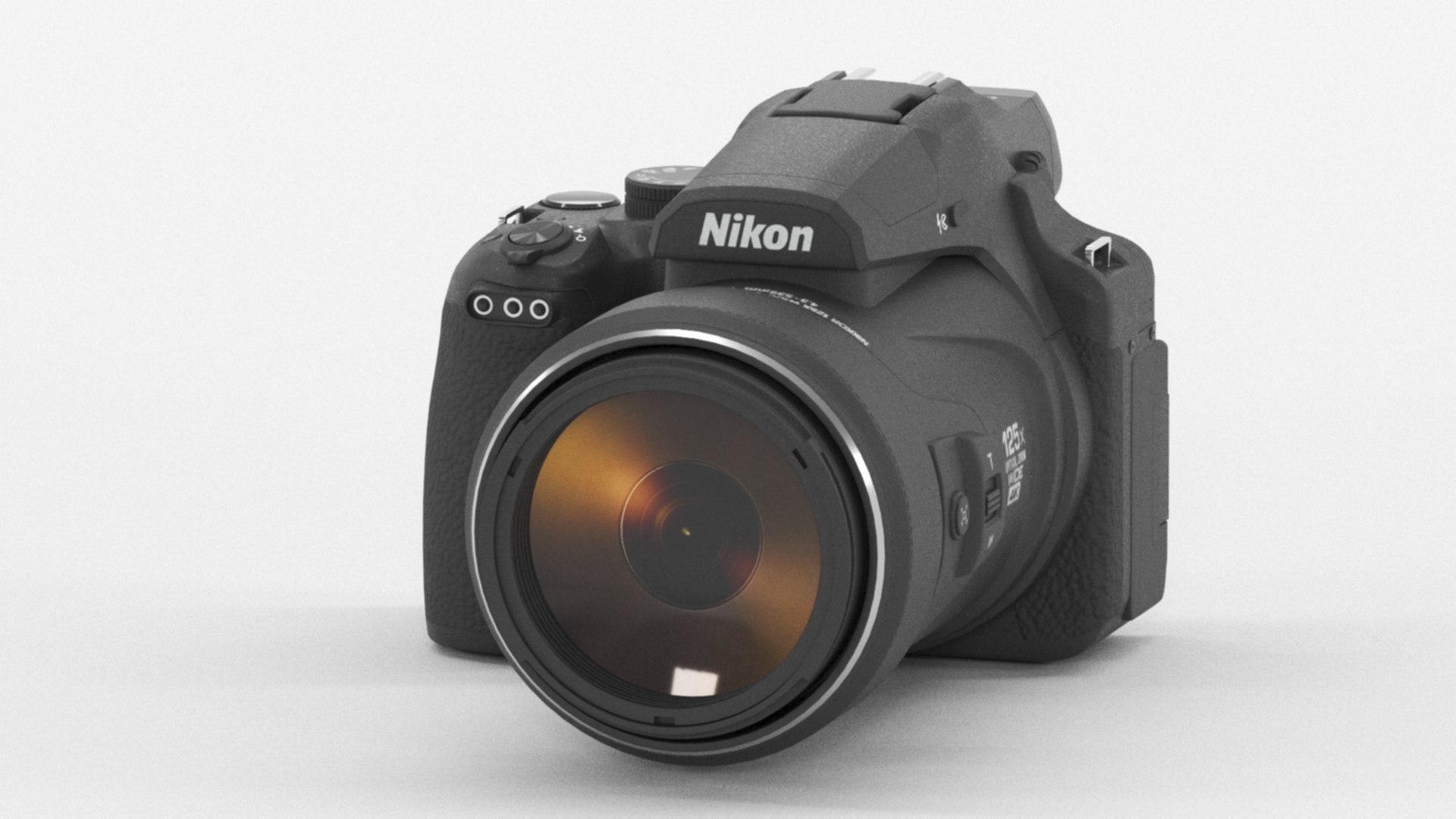 Nikon Coolpix P1000 Digital Camera 3D - TurboSquid 2356321