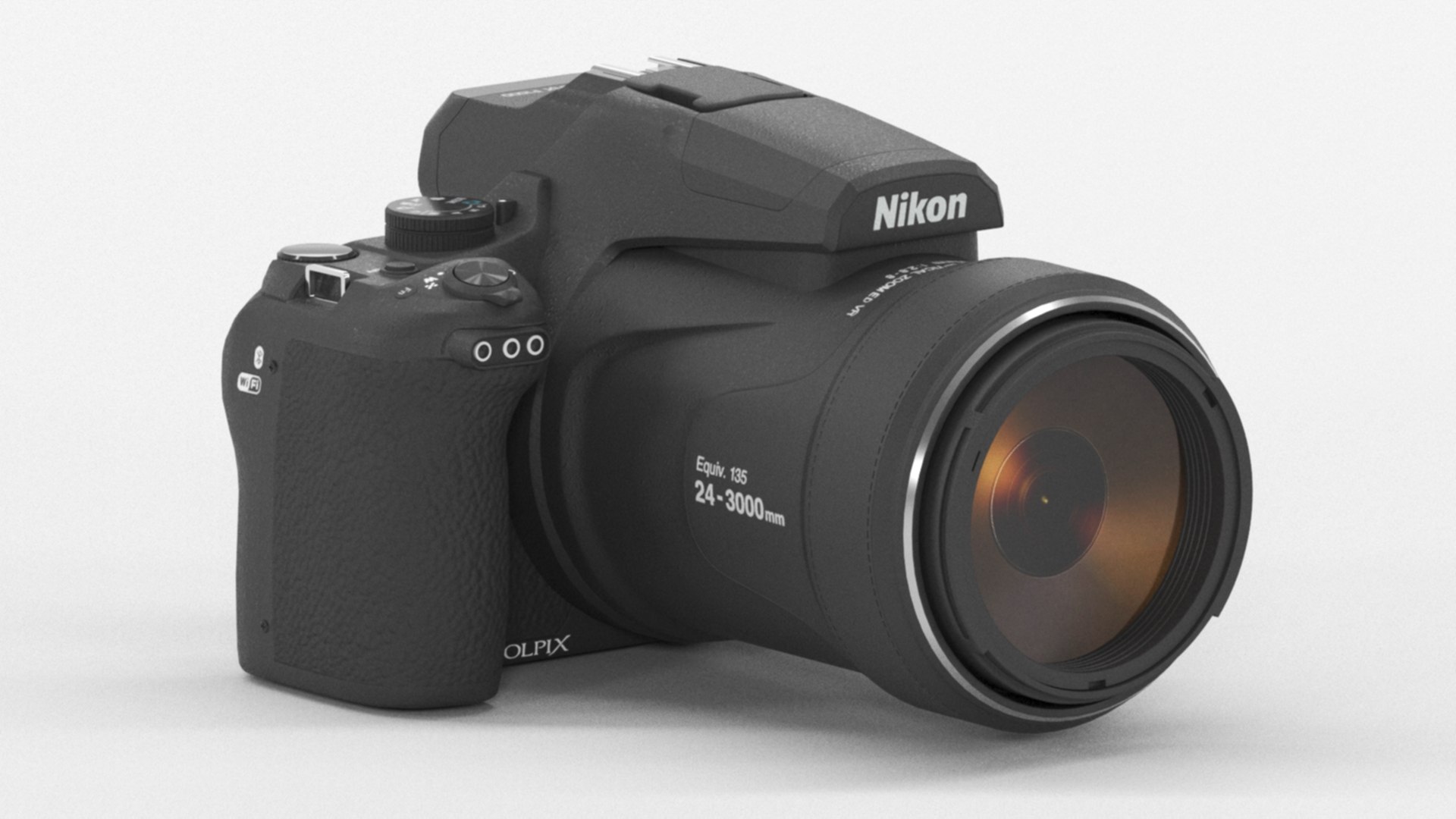 Nikon Coolpix P1000 Digital Camera 3D - TurboSquid 2356321