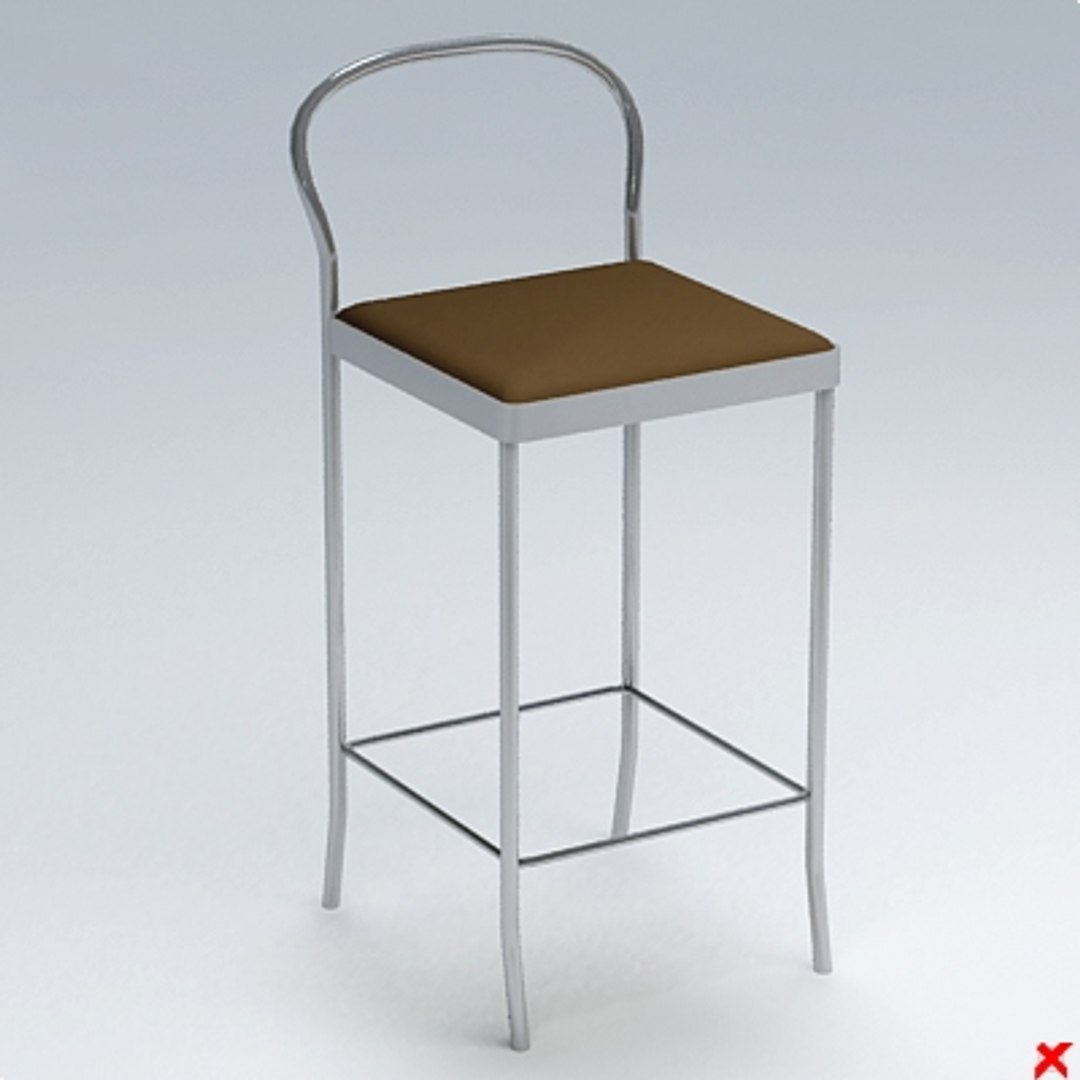 bar stool 3d model