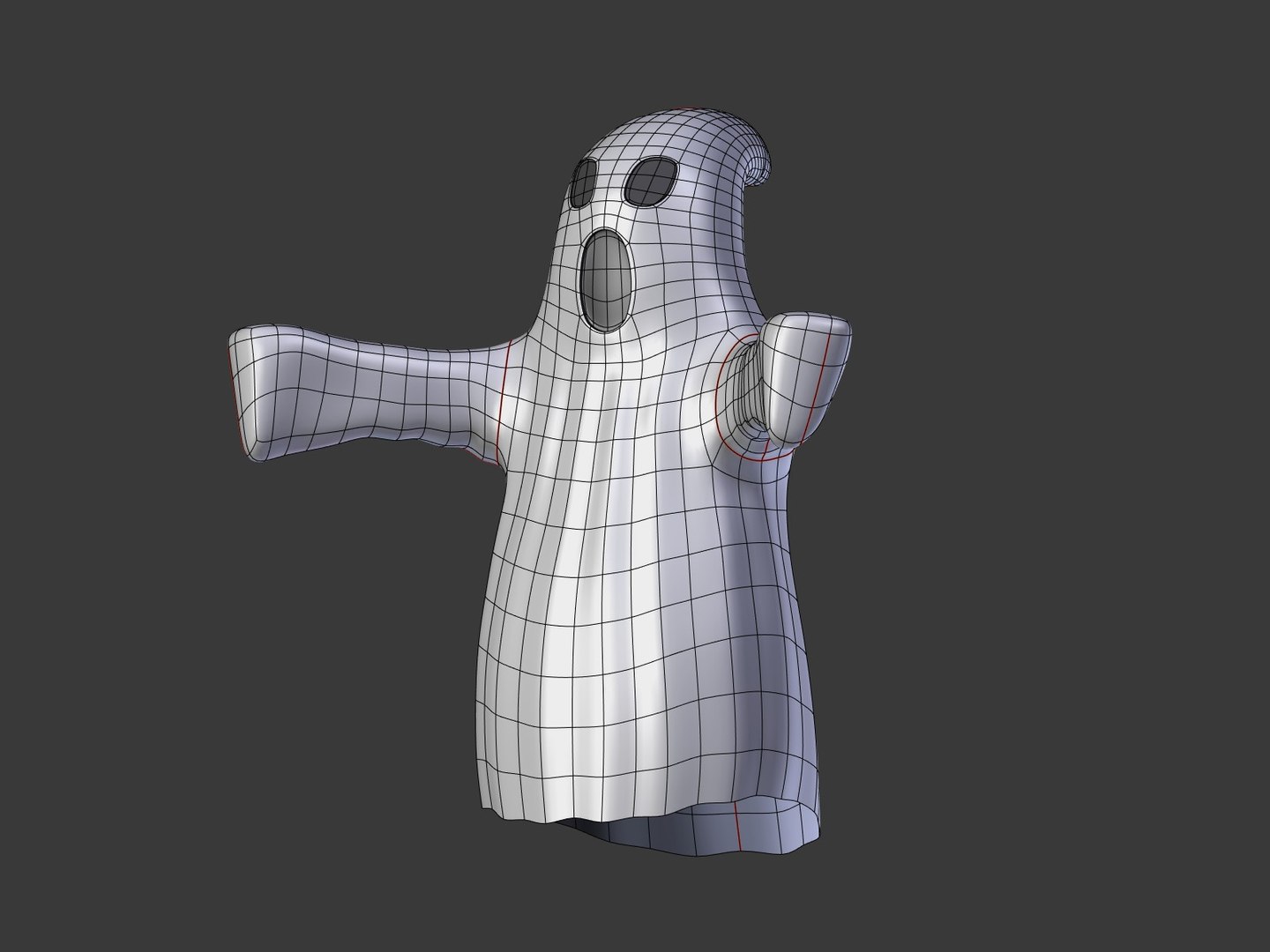 Ghost Cartoon 3D Model - TurboSquid 1650414